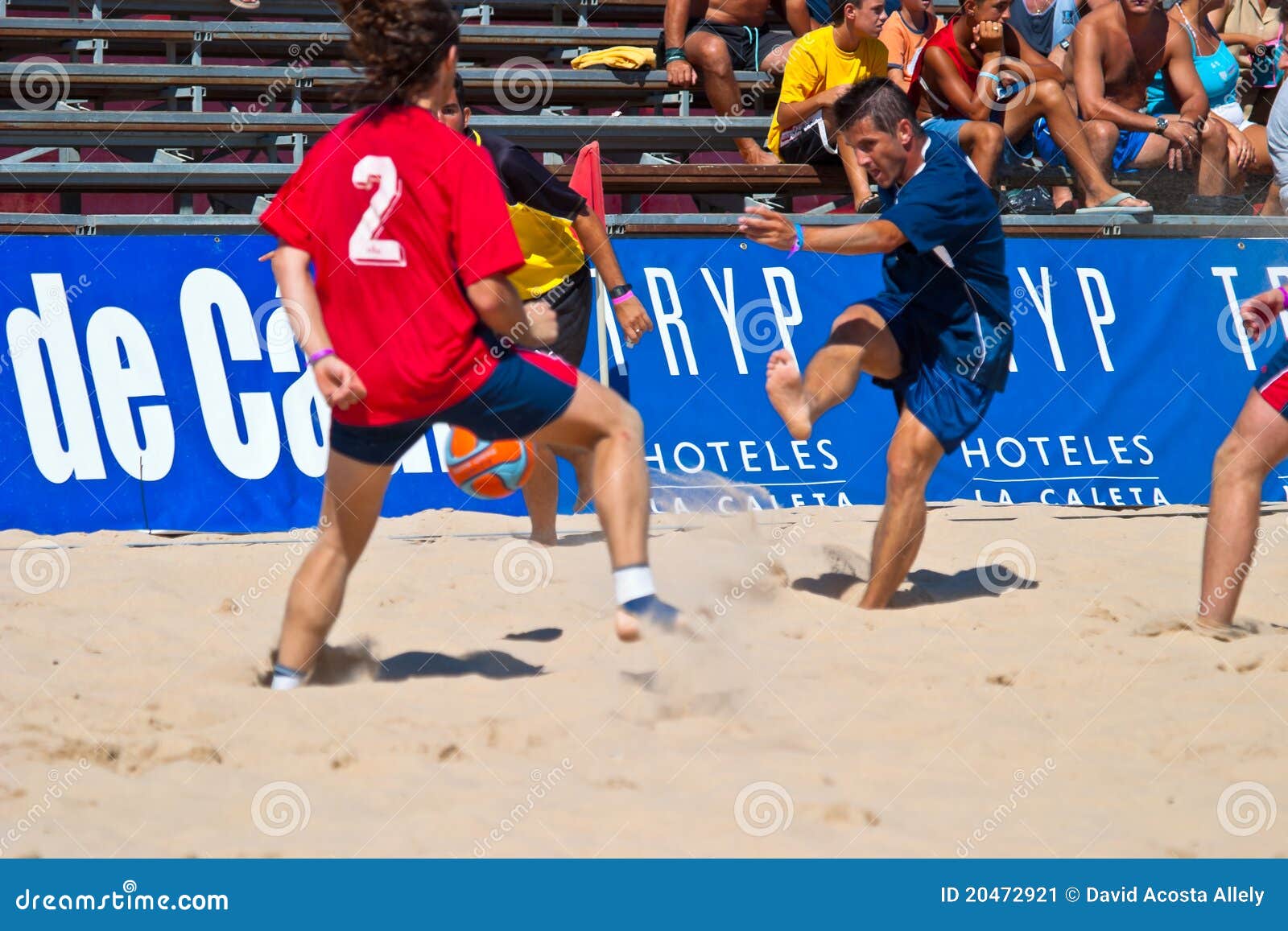 Spanish Championship of Beach Soccer , 2005 Editorial Photo - Image of ...