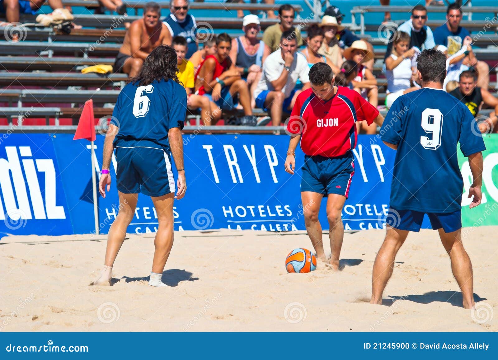 Spanish Championship of Beach Soccer , 2005 Editorial Image - Image of ...