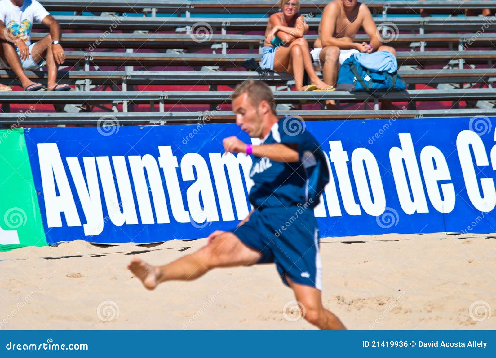 Spanish Championship of Beach Soccer , 2005 Editorial Photo - Image of ...