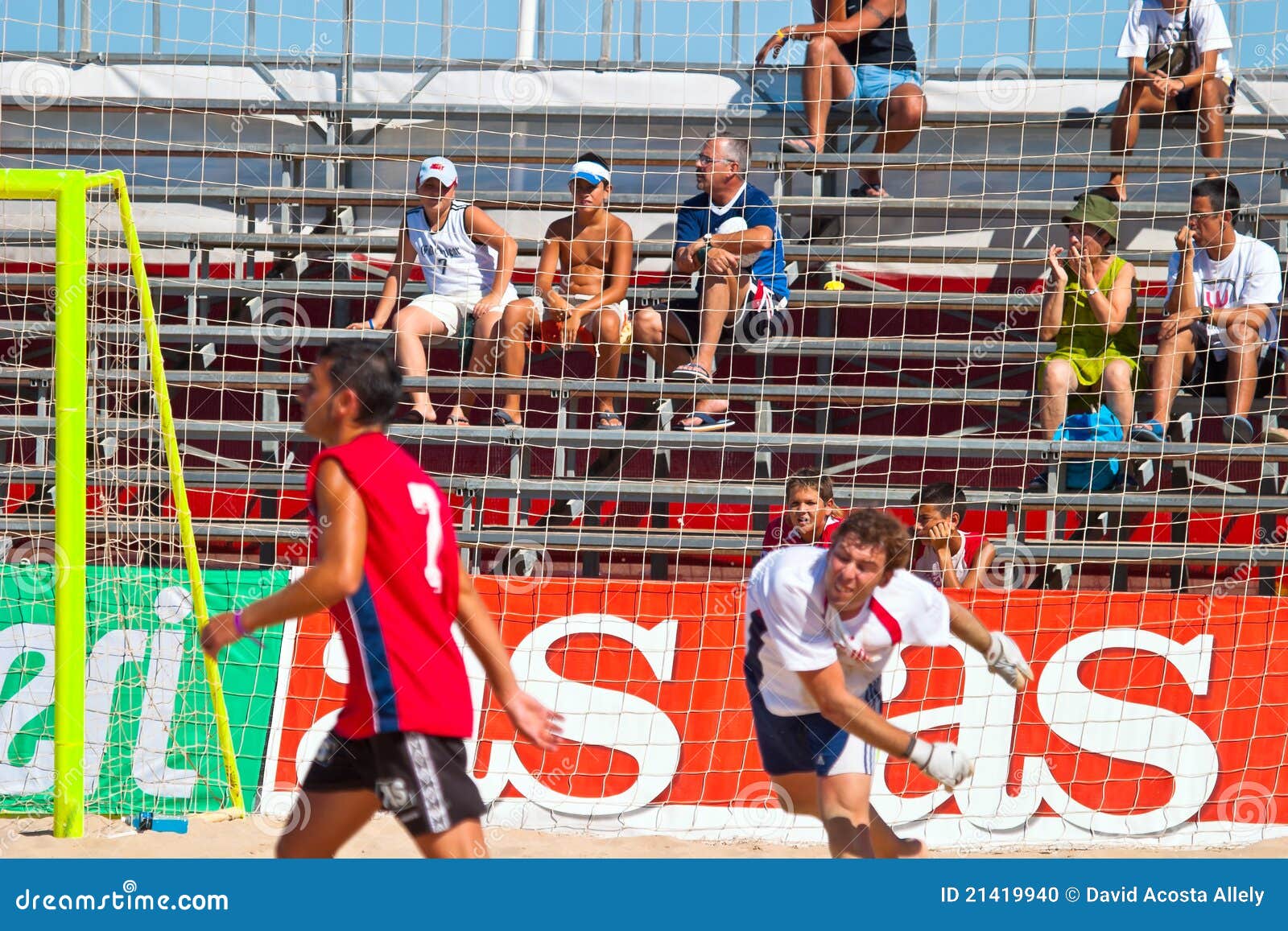 Spanish Championship of Beach Soccer , 2005 Editorial Image - Image of ...