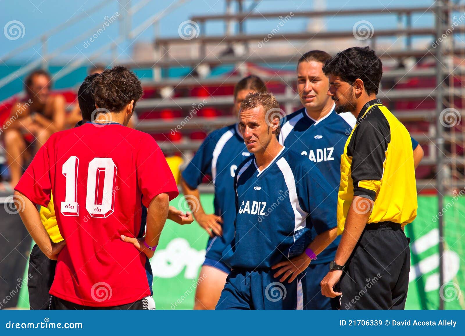 Spanish Championship of Beach Soccer , 2005 Editorial Stock Image ...