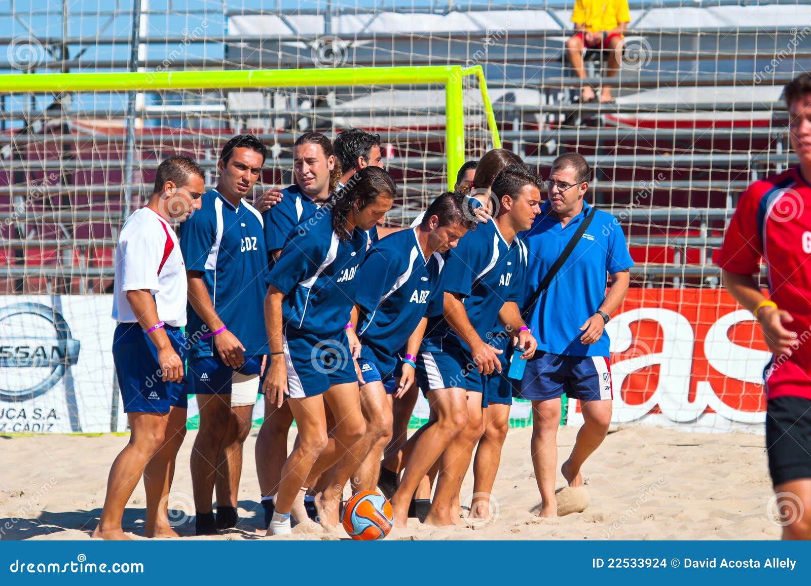 Spanish Championship of Beach Soccer , 2005 Editorial Stock Image ...