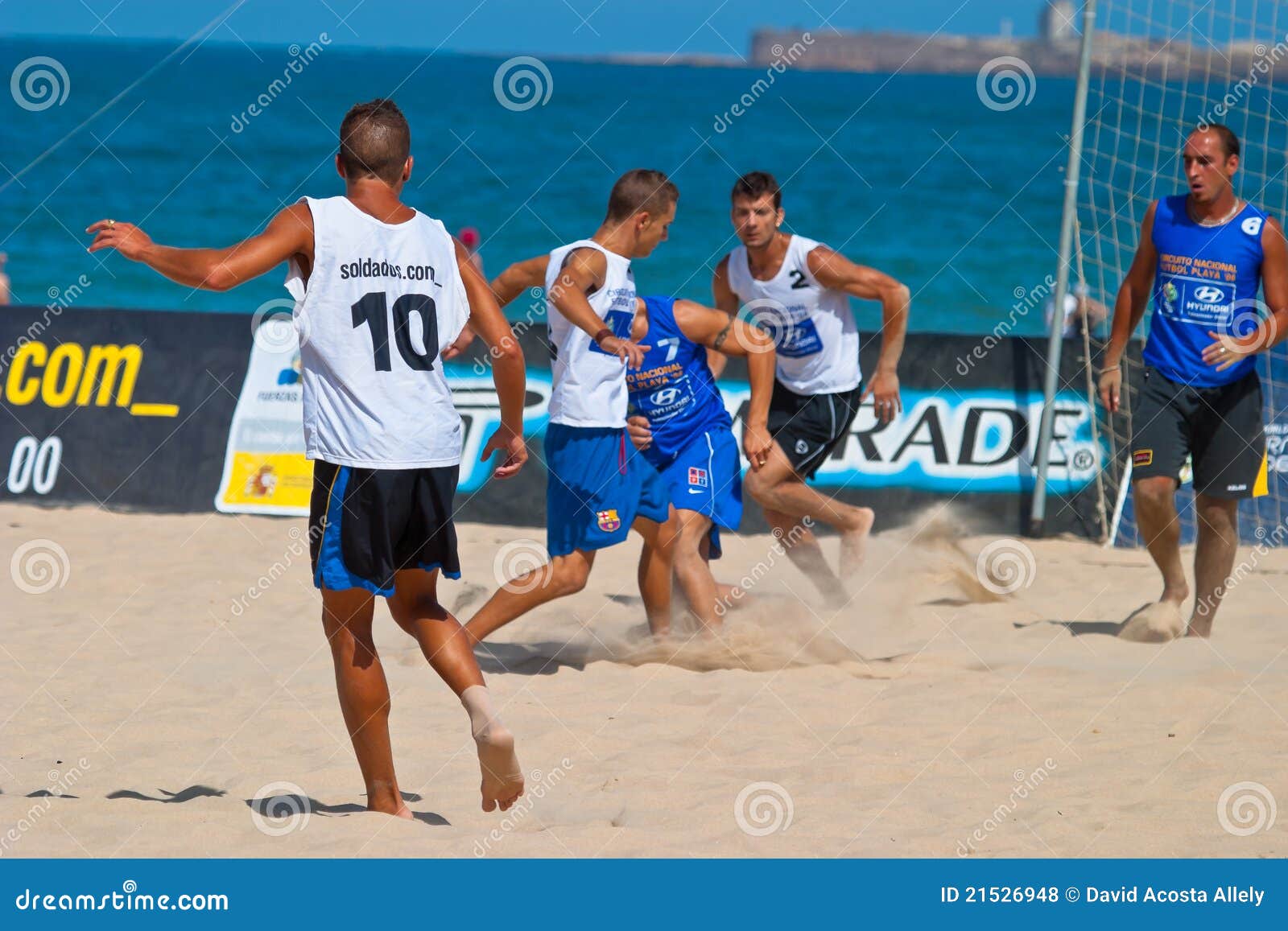 Spanish Championship of Beach Soccer , 2006 Editorial Stock Photo ...