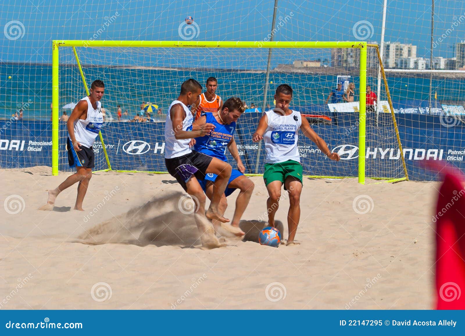 Spanish Championship of Beach Soccer , 2006 Editorial Image - Image of ...