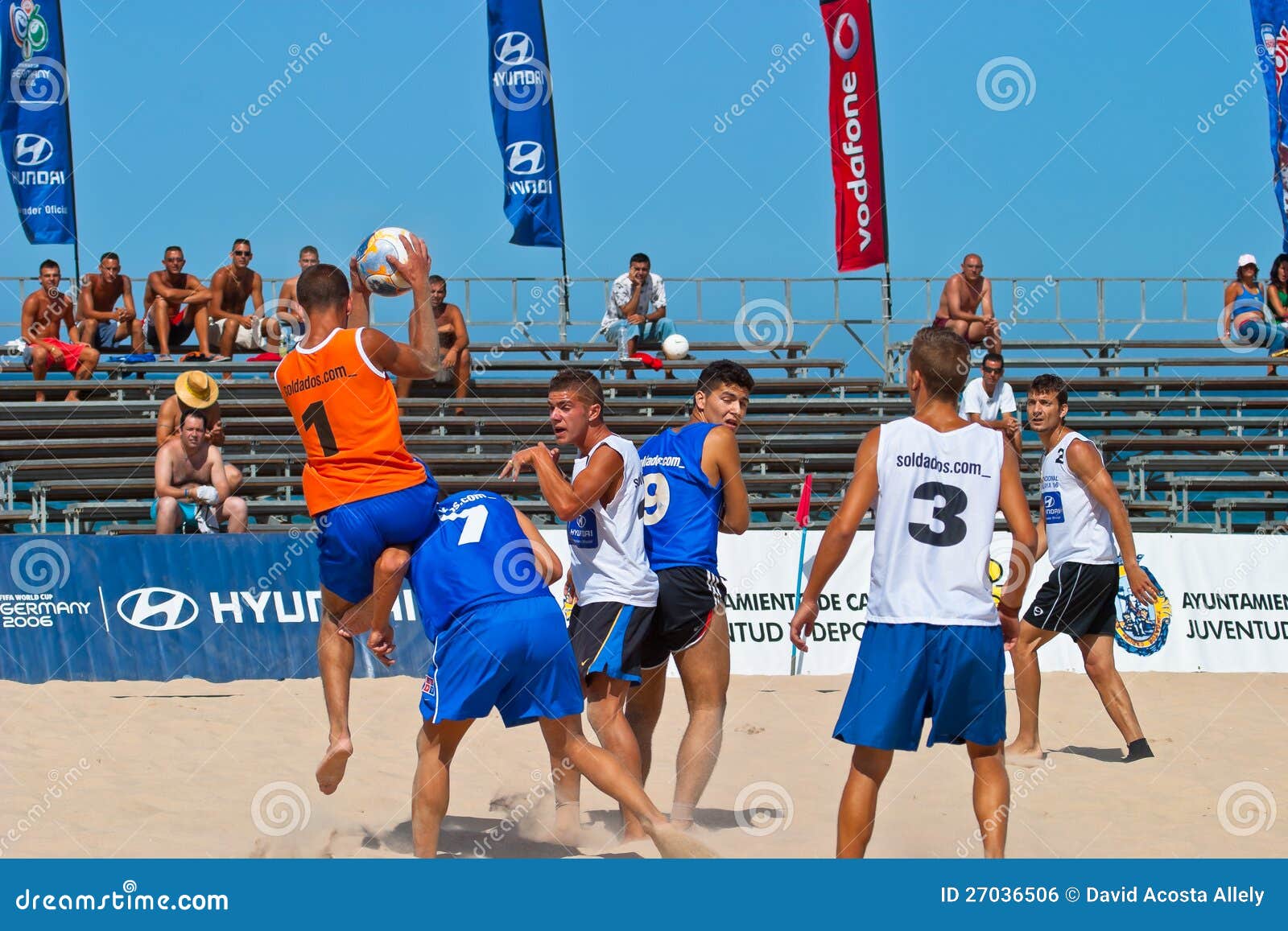 Spanish Championship of Beach Soccer , 2006 Editorial Photo - Image of ...