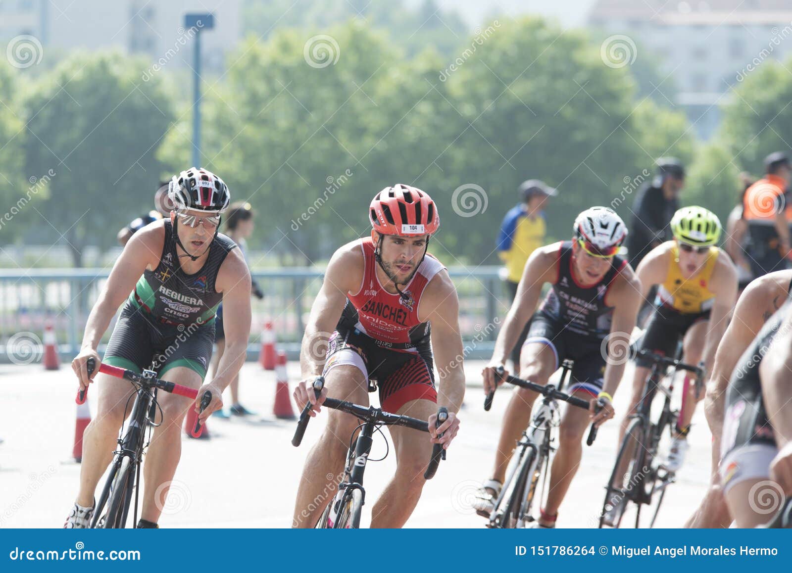 Spanish Championship of Triathlon by Clubs Editorial Stock Image ...