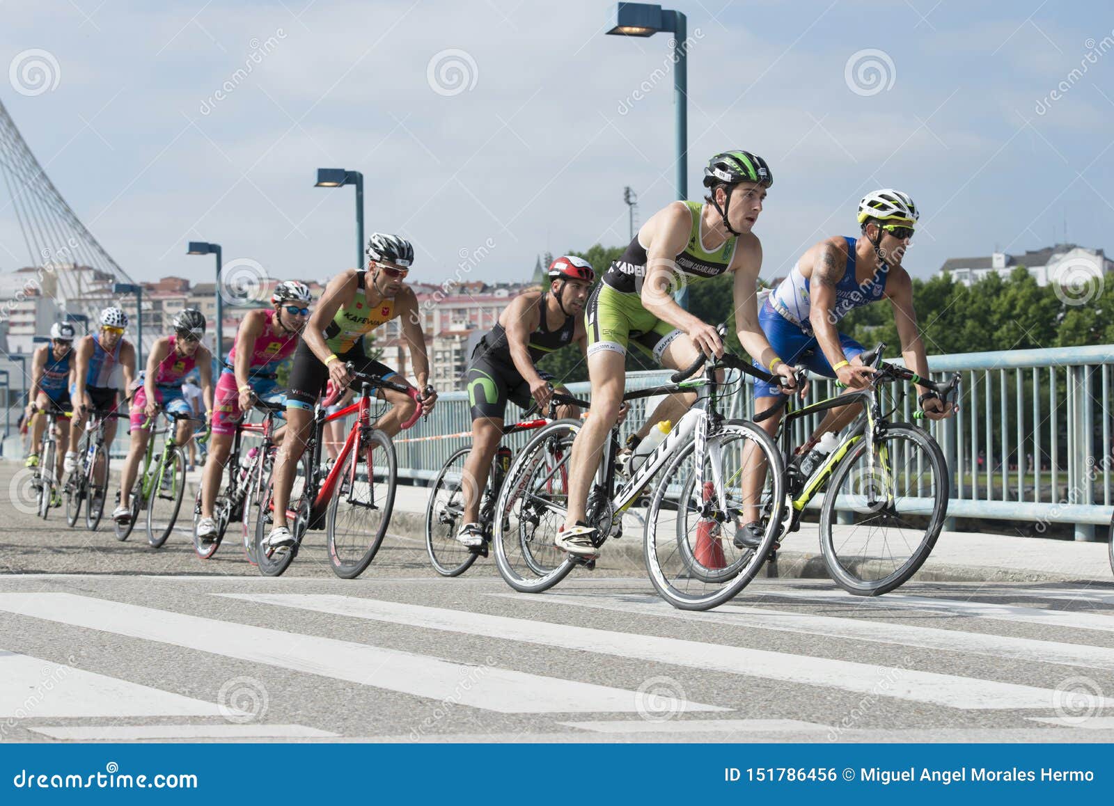 Spanish Championship of Triathlon by Clubs Editorial Photo - Image of ...