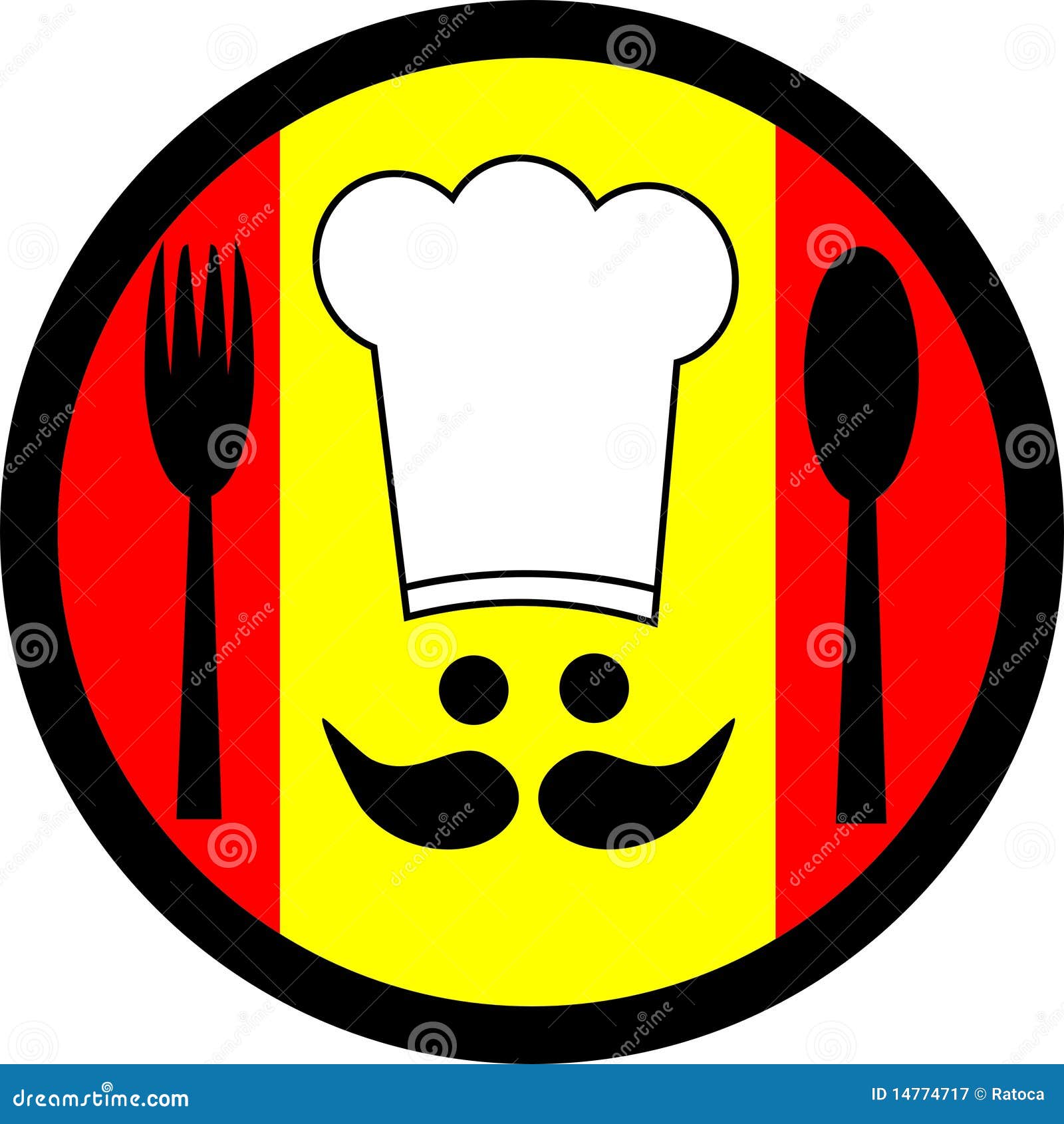 Spanish chef stock illustration. Illustration of diet - 14774717
