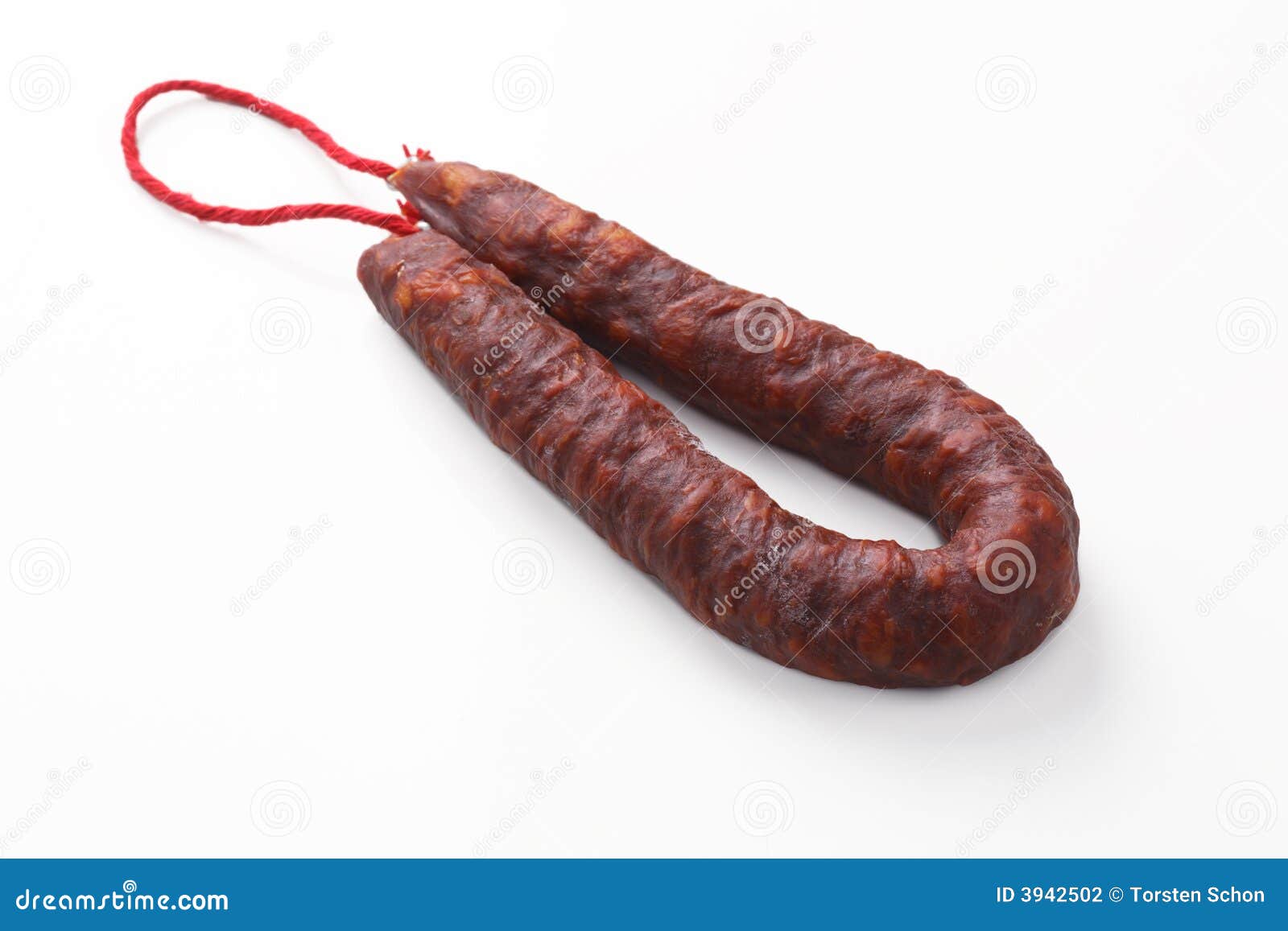 Spanish Chorizo stock photo. Image of typically, isolated - 3942502