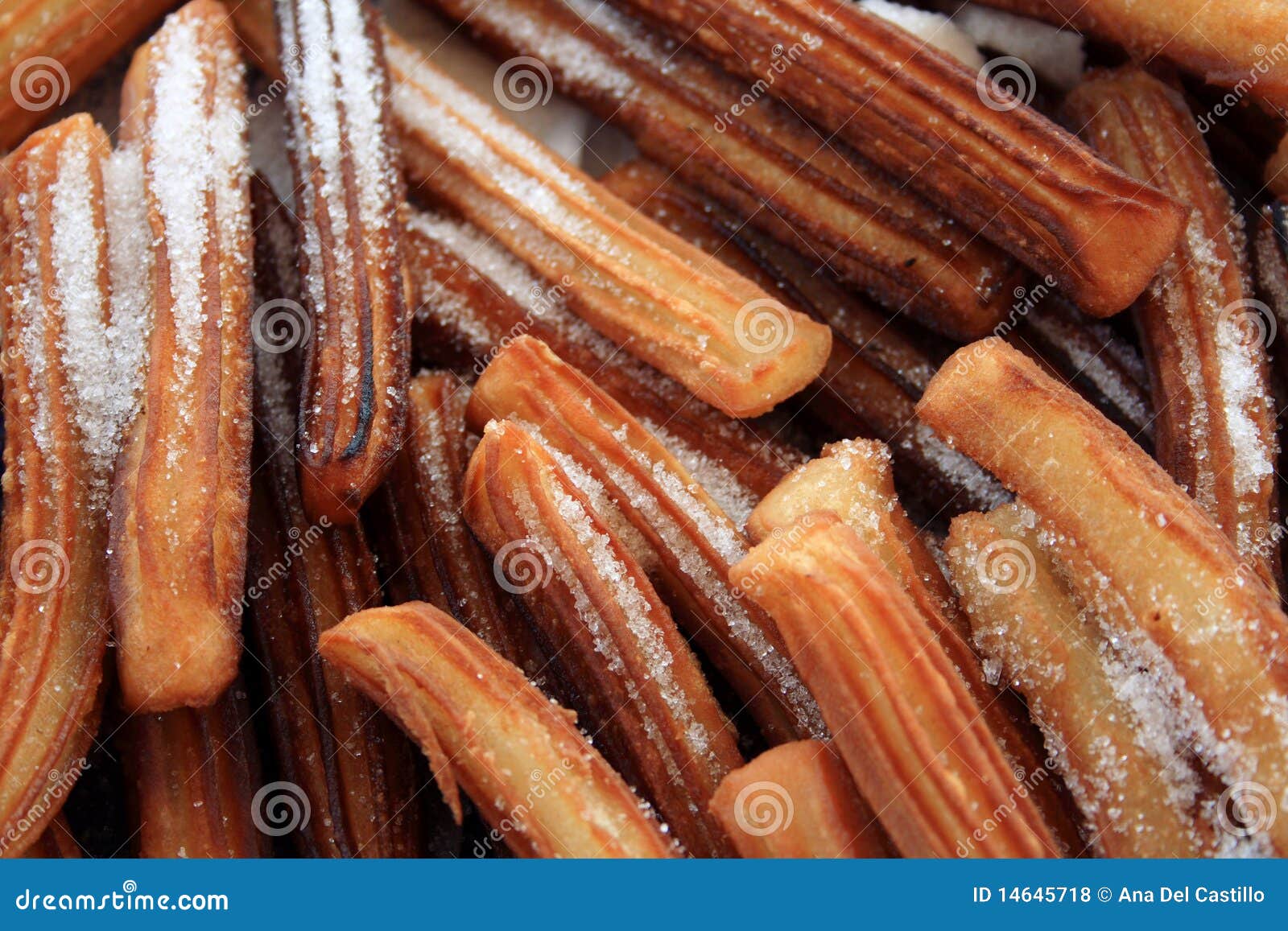 Spanish Churros stock photo. Image of churros, covering - 14645718