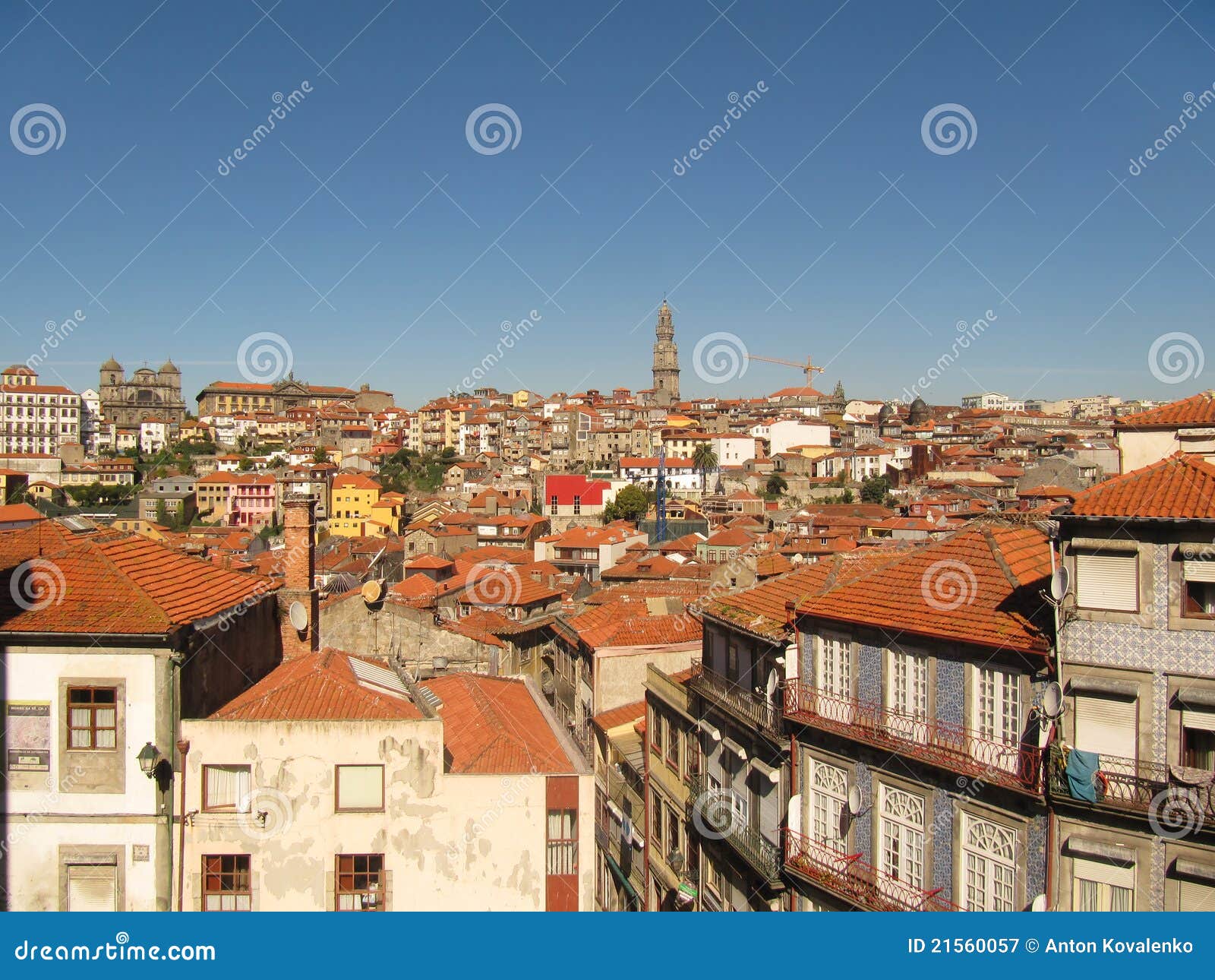 Spanish cityscape. stock image. Image of sunny, holiday - 21560057