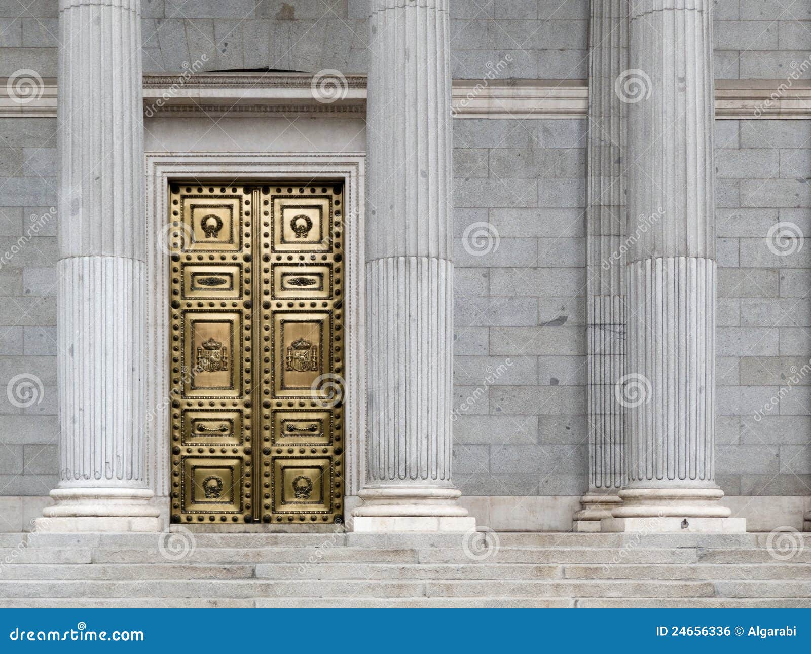Spanish Congress of Deputies of Madrid Stock Photo - Image of congreso ...