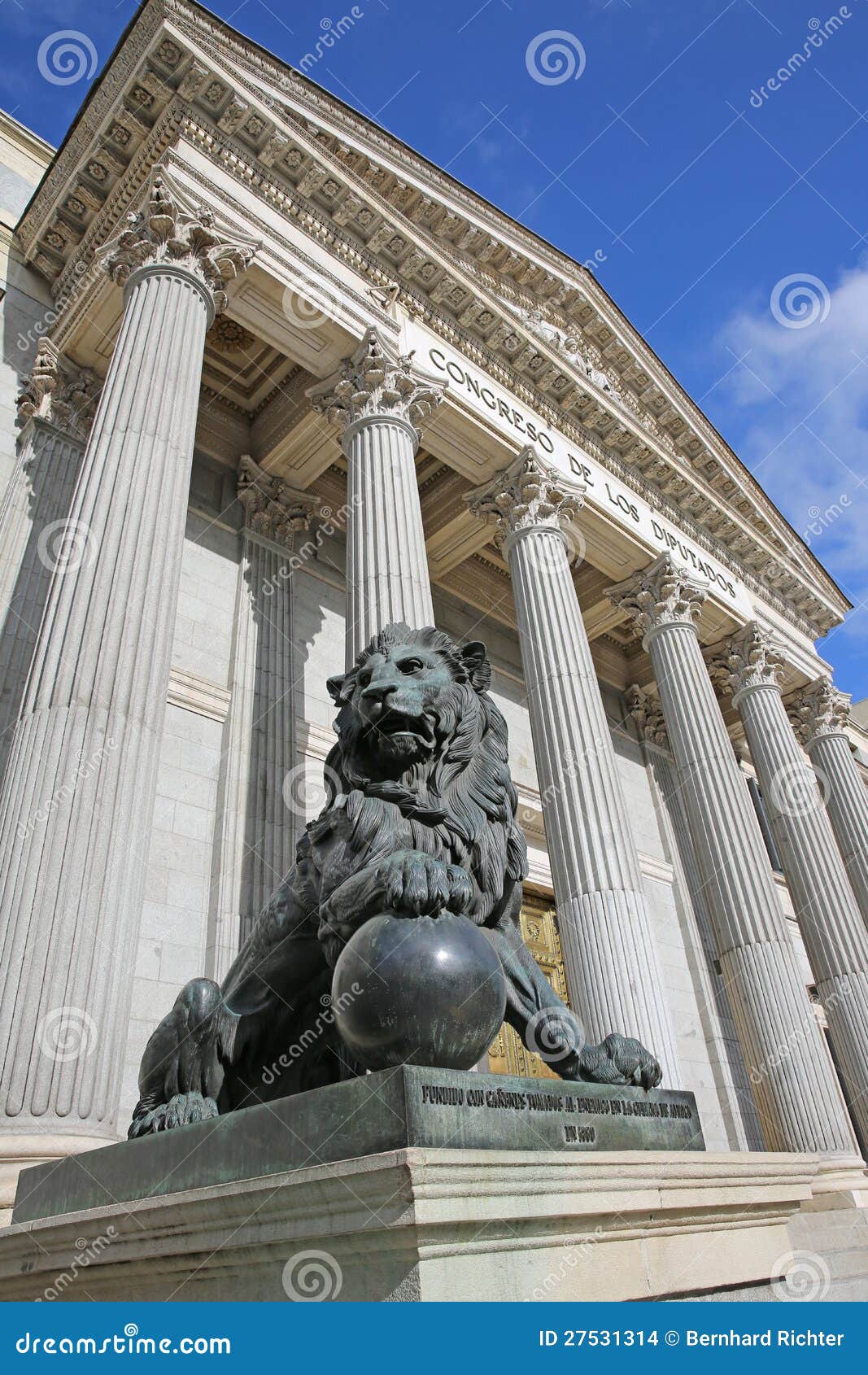 Spanish Congress of Deputies. Madrid Stock Photo - Image of europe ...