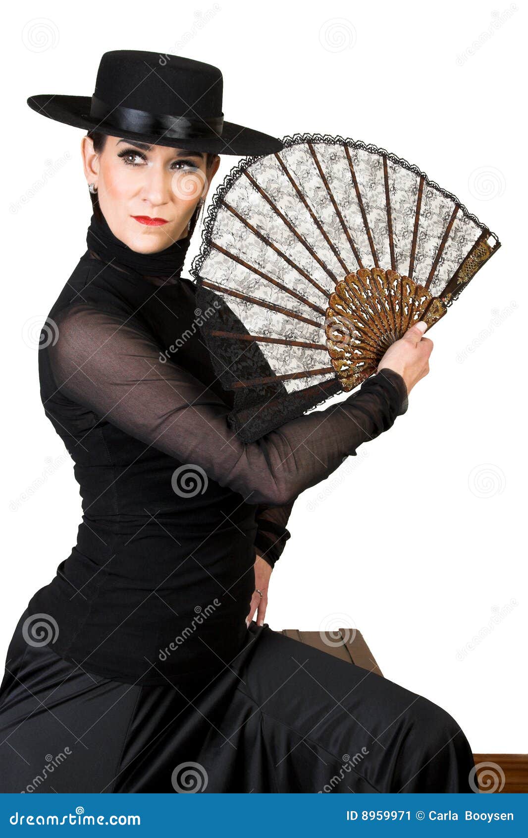 Spanish Dancer, Hexabranchus Sanguineus, Isolated On Blue Water ...