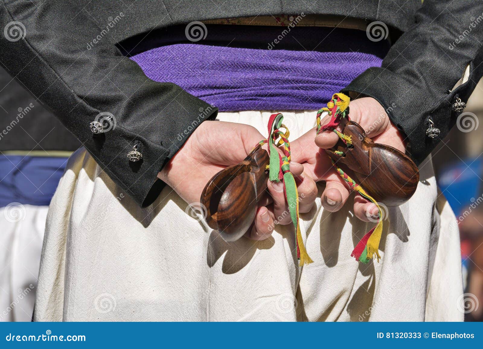 Spanish Dancer with Castanuelas Stock Image - Image of costume, dancer ...