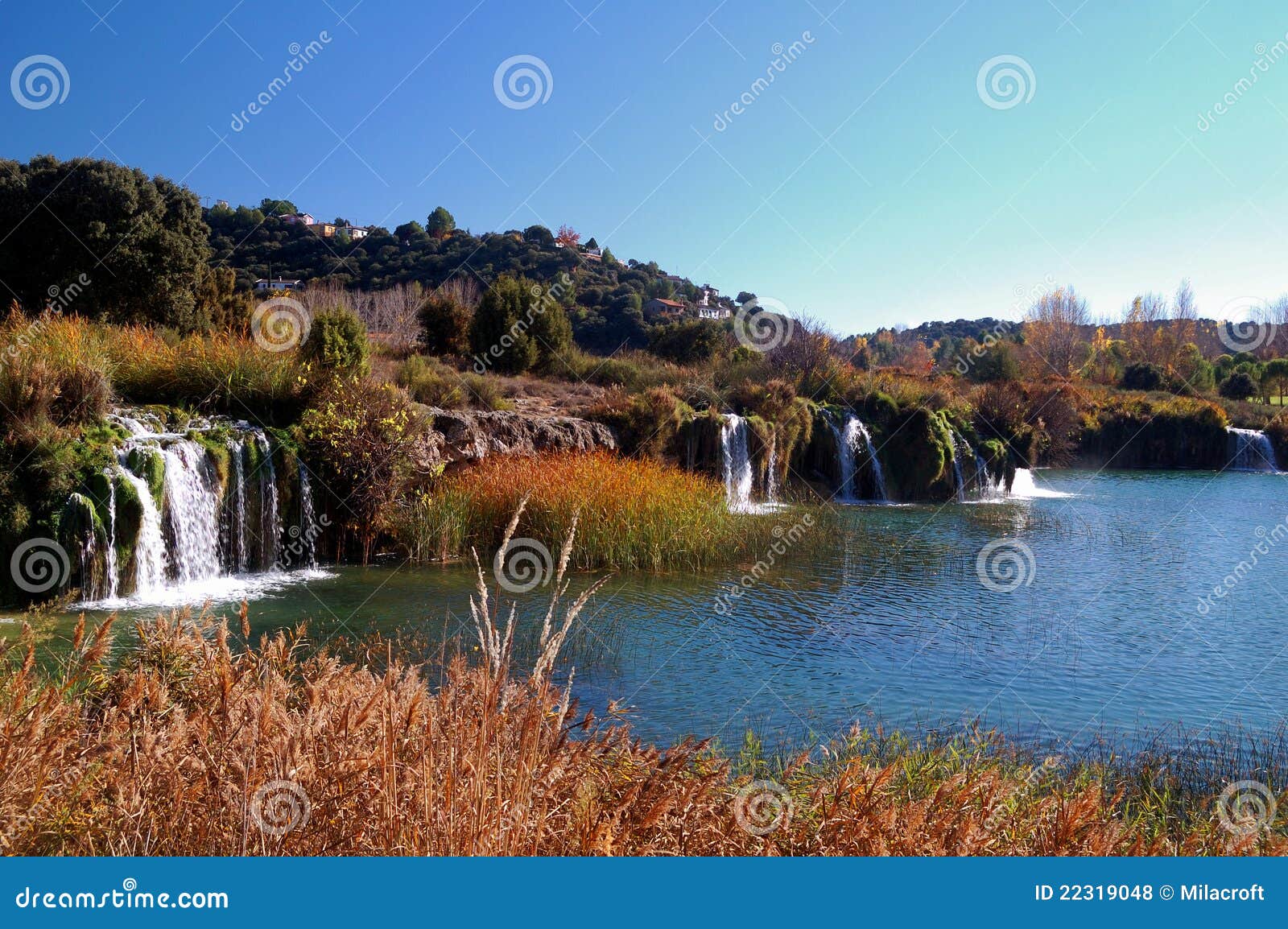 Spanish Destination: Lagunas De Ruidera Stock Photo - Image of rural ...