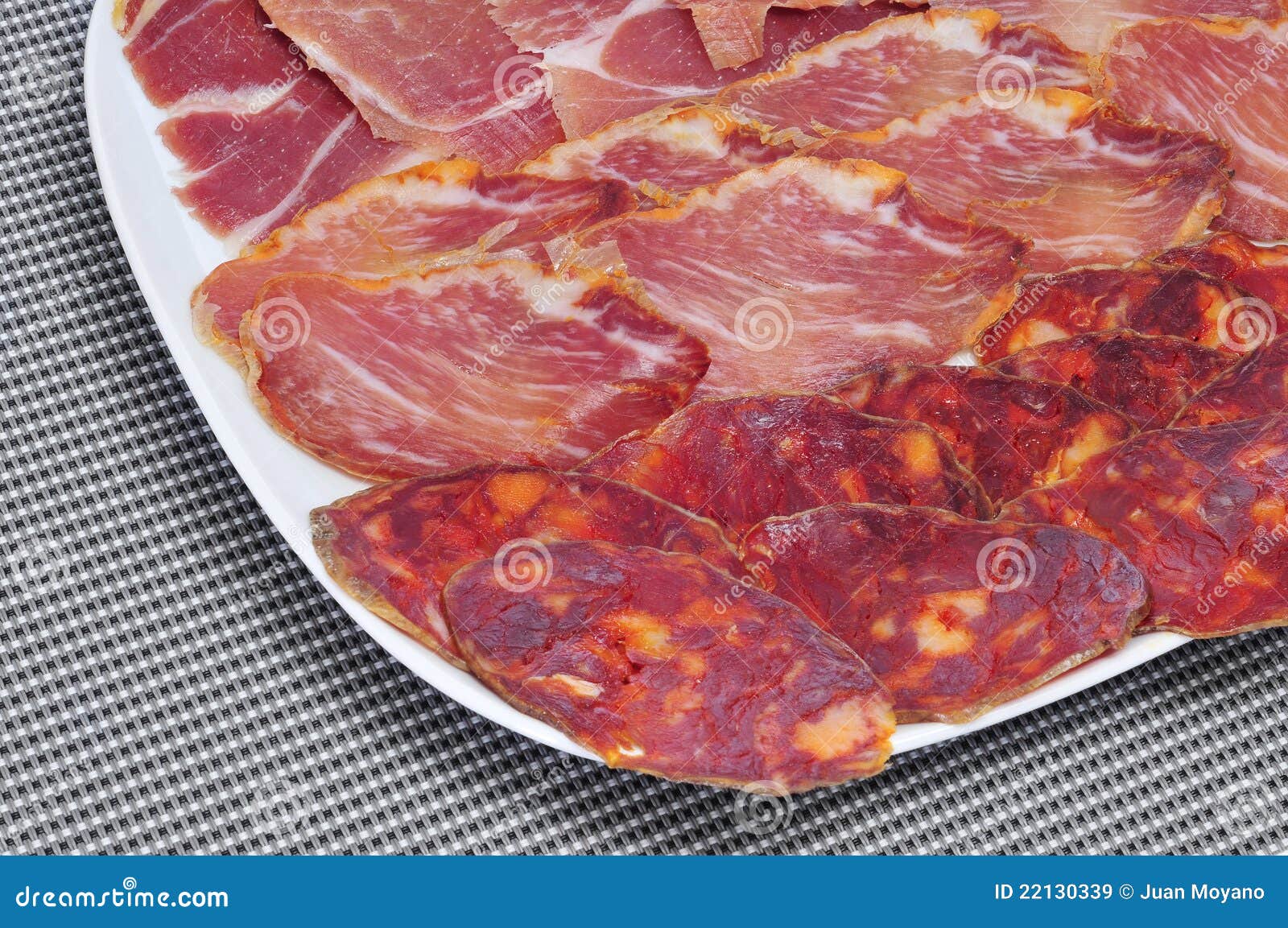 Spanish embutido stock image. Image of eating, gastronomy - 22130339