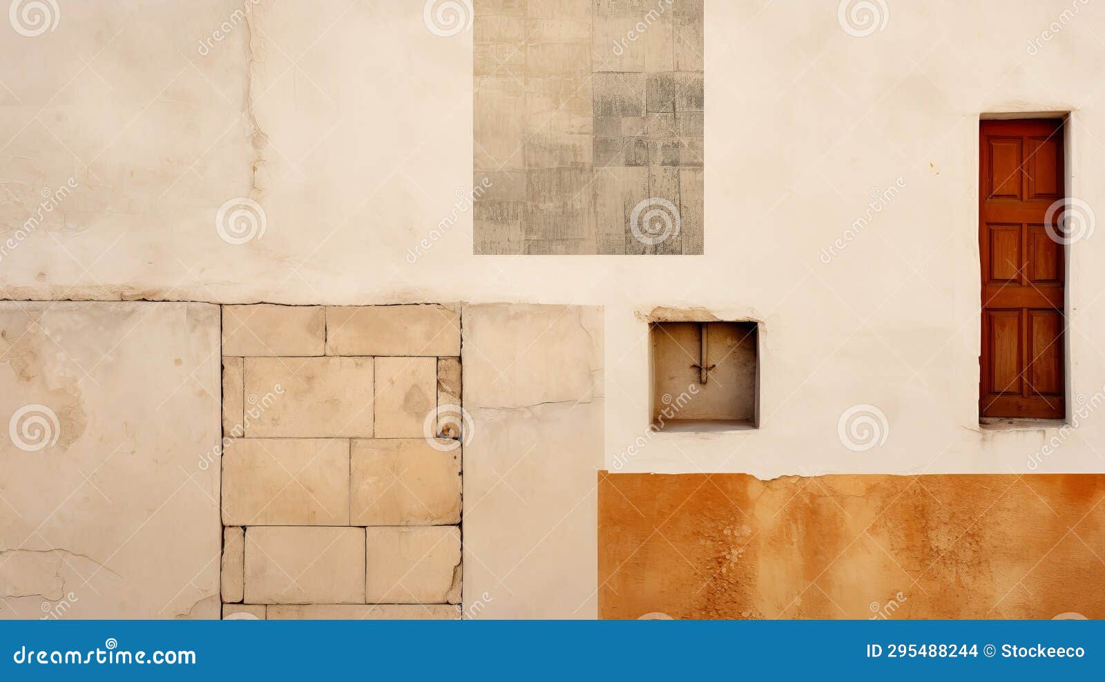 Spanish Enlightenment a Clean and Aesthetic Wall with Red, Tan, and ...