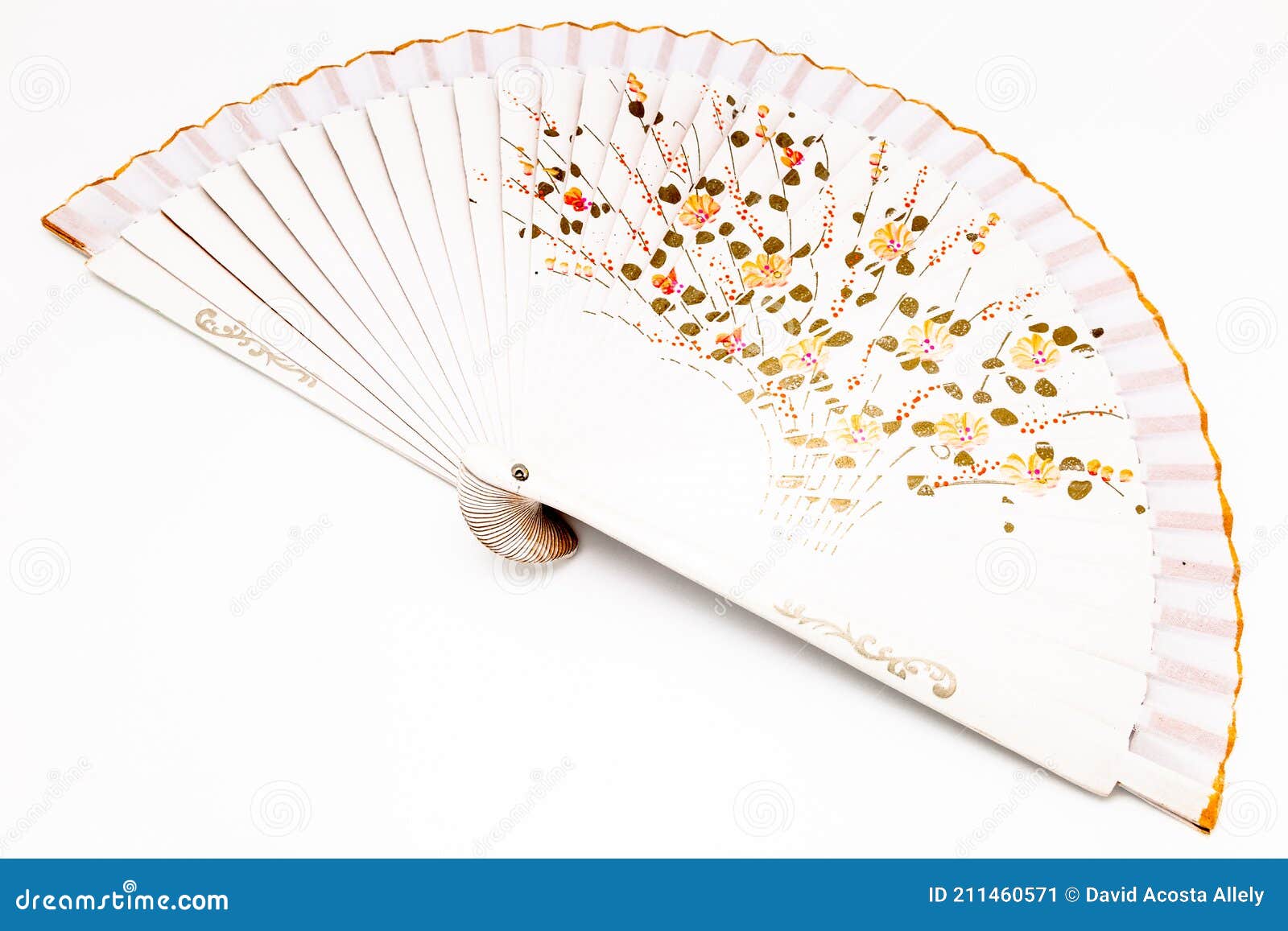 Spanish fan stock image. Image of design, wooden, culturequot - 211460571