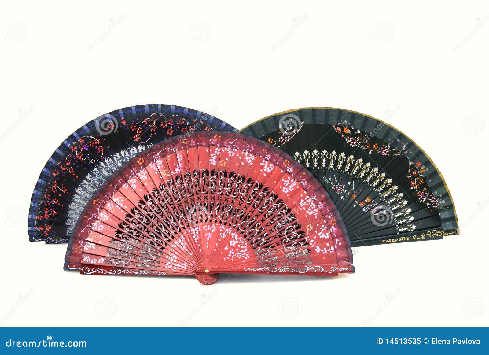 The spanish fans stock image. Image of object, souvenir - 14513535
