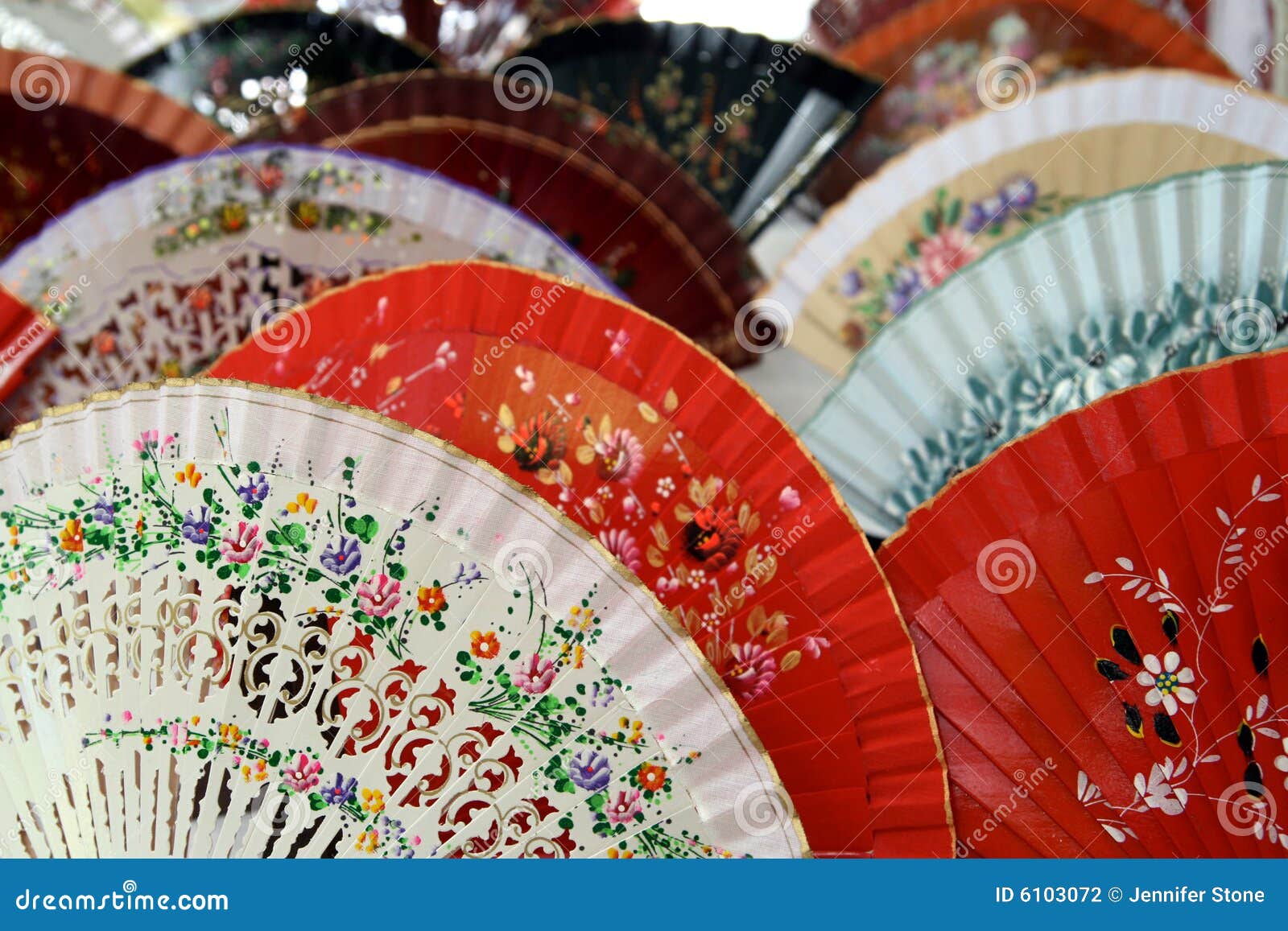 Spanish Fans stock photo. Image of lines, close, curves - 6103072