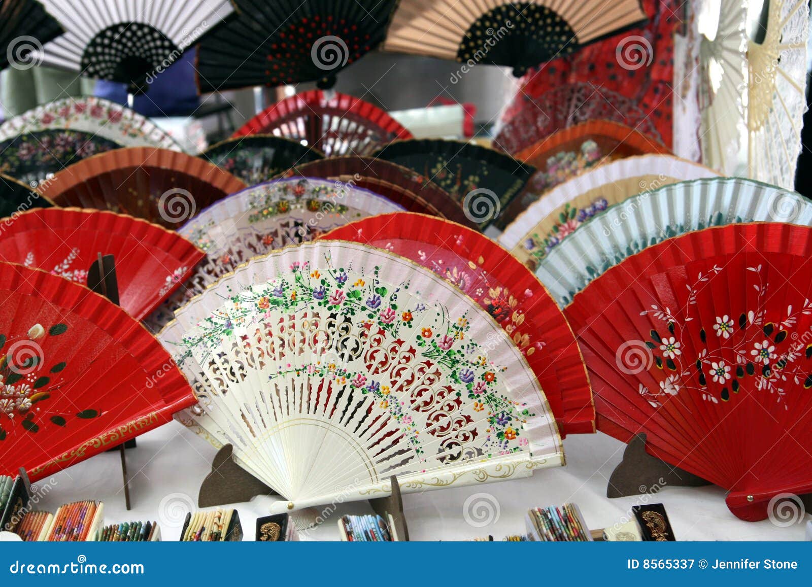 Spanish Fans stock image. Image of collection, collectible - 8565337