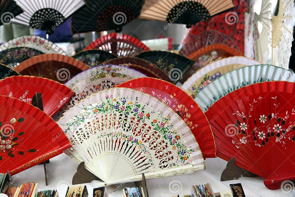 Spanish Fans stock image. Image of collection, collectible - 8565337