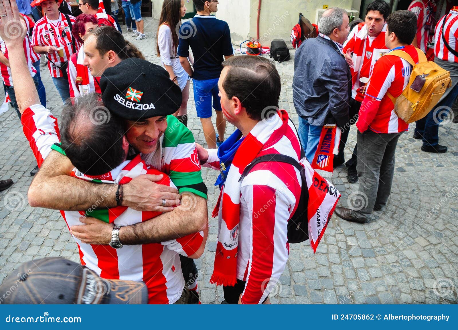 Spanish Fans Celebrating(7) Editorial Photography - Image of ...