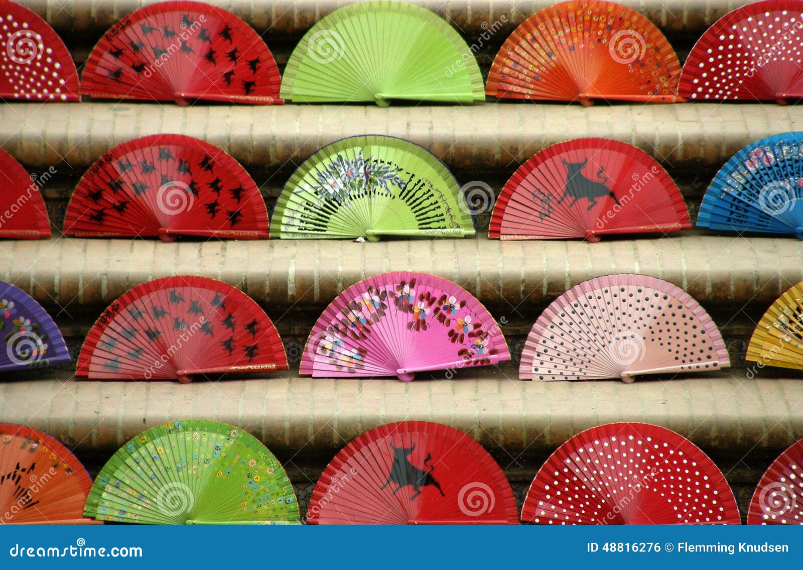 Spanish fans stock photo. Image of nice, andalusia, flaminco - 48816276