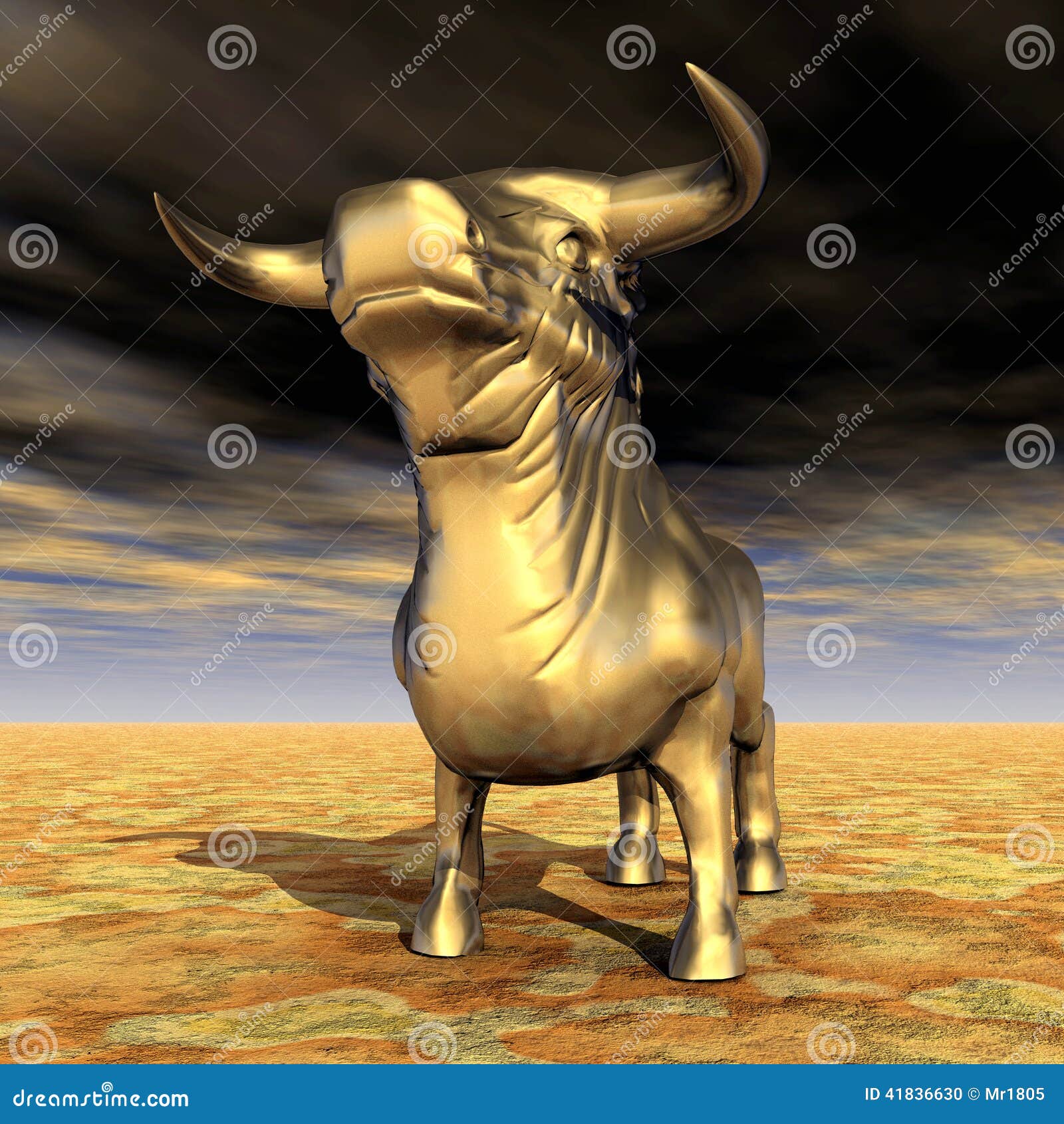 Fighting Red Bull Mascot Vector Illustration | CartoonDealer.com #50032308