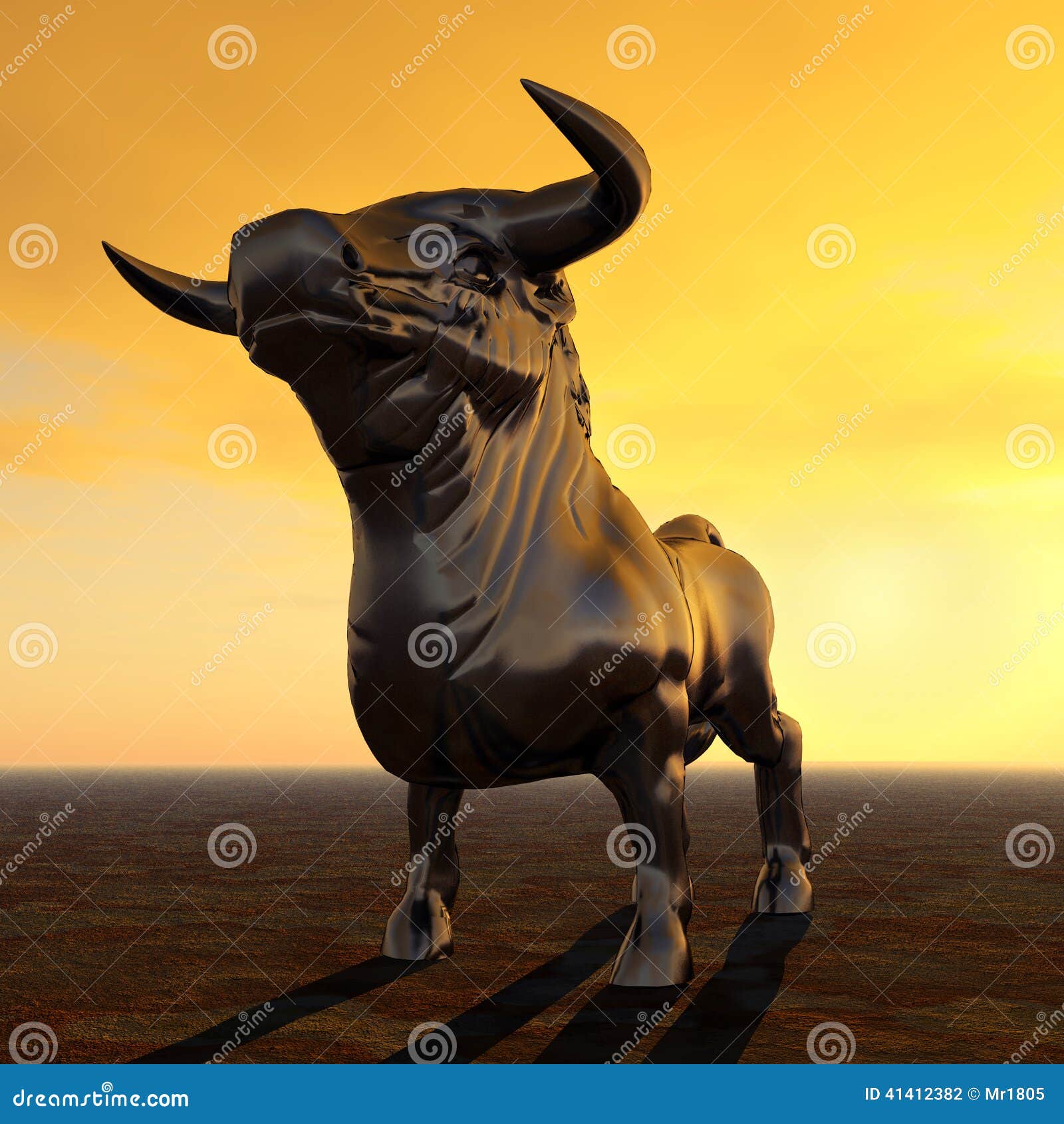 Fighting Red Bull Mascot Vector Illustration | CartoonDealer.com #50032308