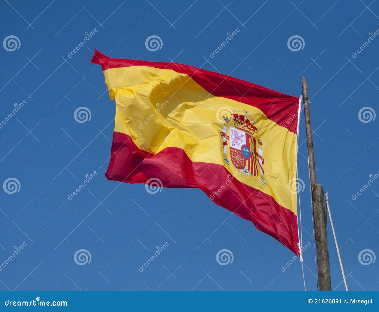 Spanish Flag stock image. Image of rippling, colour, country - 21626091