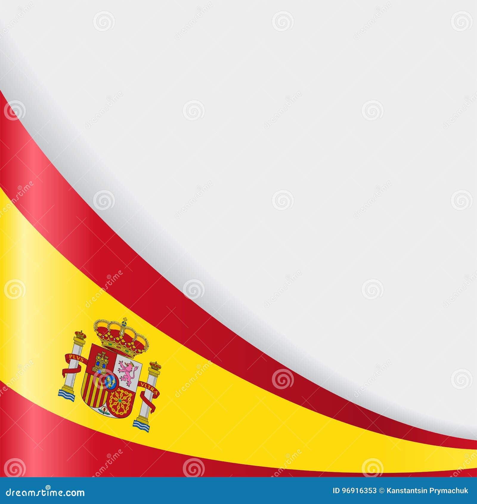 Spanish Flag Background. Vector Illustration. Stock Vector ...