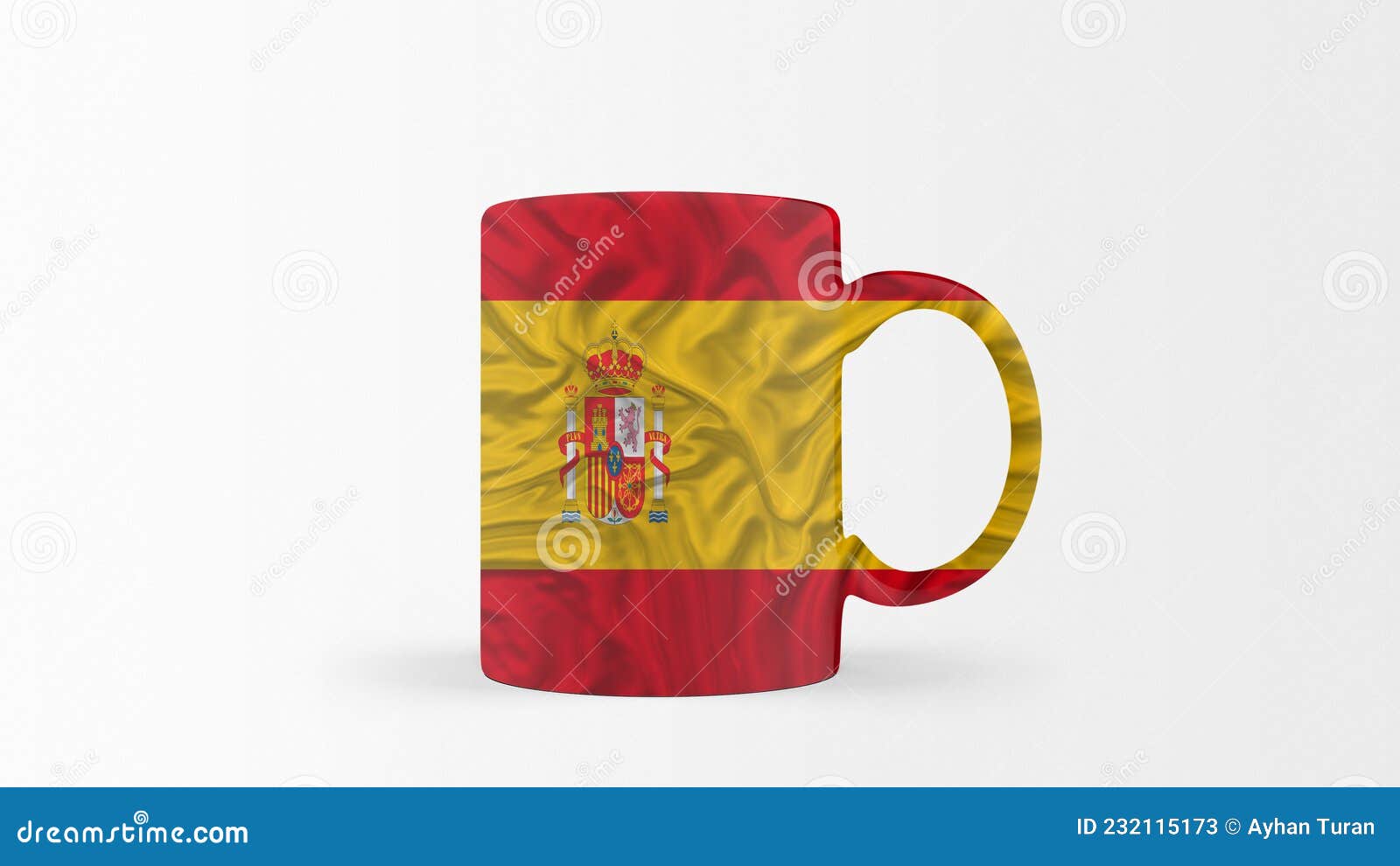 Spanish flag stock illustration. Illustration of spanish - 232115173