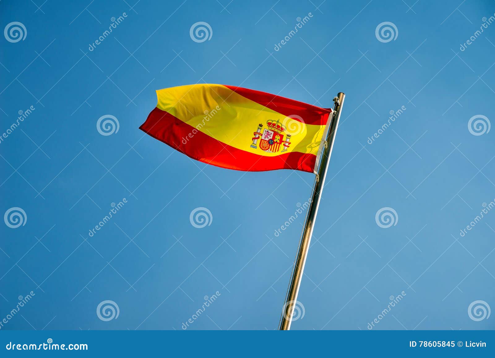Spanish flag stock image. Image of symbol, patriotism - 78605845