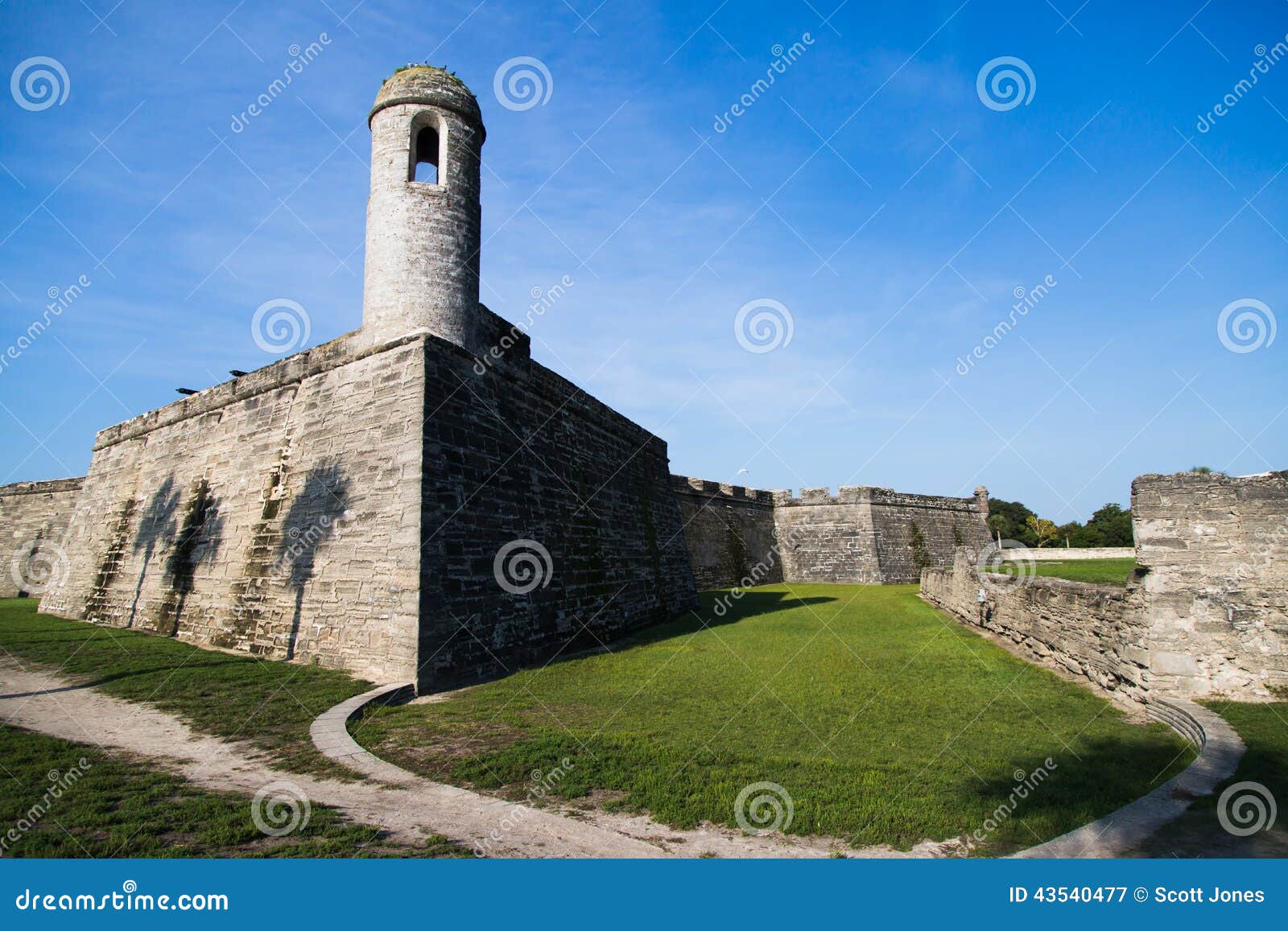 Spanish Fort stock image. Image of historical, spanish - 43540477