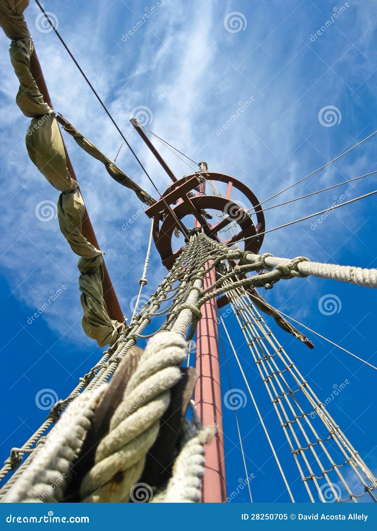 Spanish galleon stock image. Image of galleon, rigging - 28250705