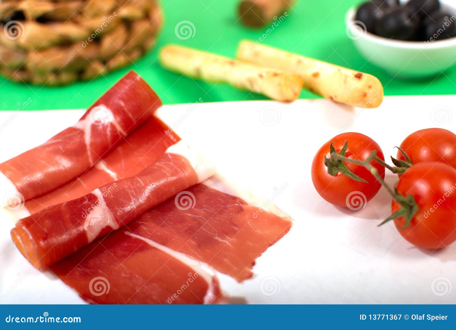 Spanish ham stock image. Image of serrano, salted, reflection - 13771367