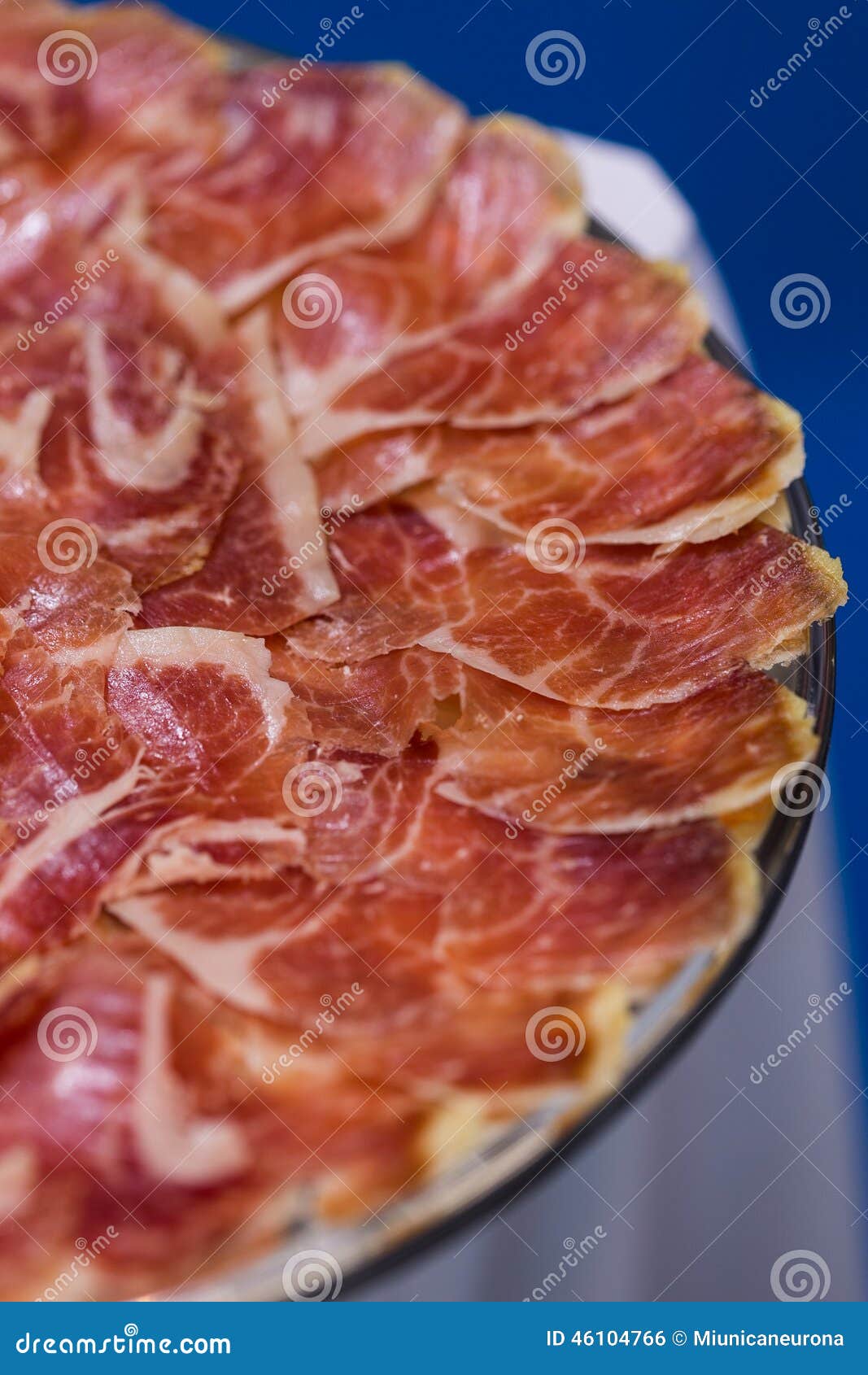 Spanish Ham stock photo. Image of cured, meat, tapas - 46104766