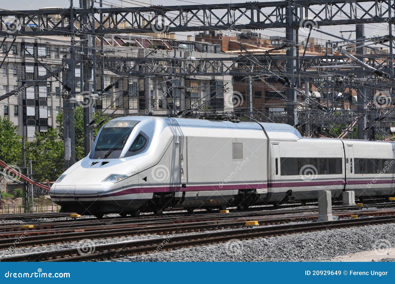 Spanish high speed train stock image. Image of atocha - 20929649