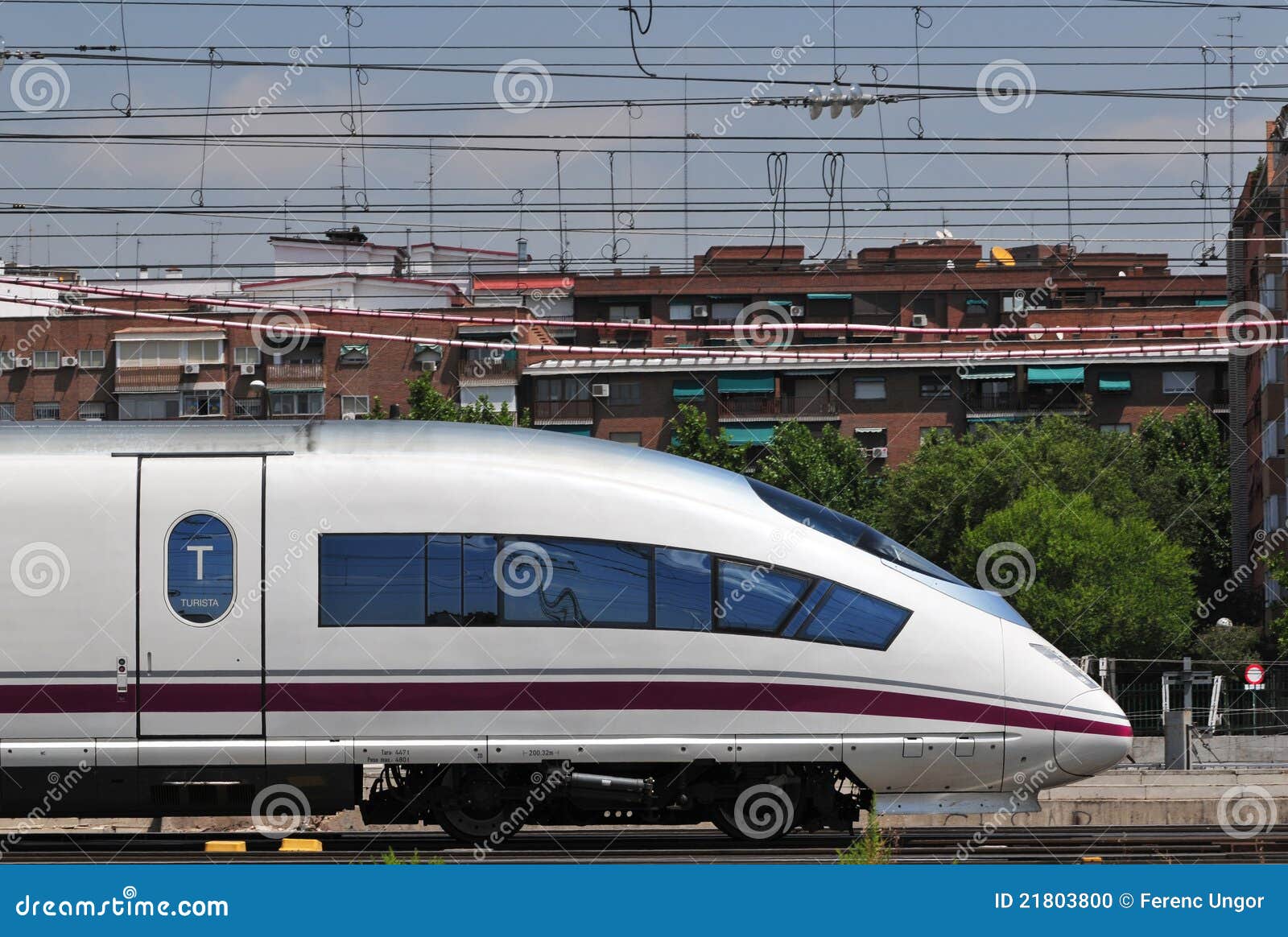 Spanish high speed train stock photo. Image of station - 21803800