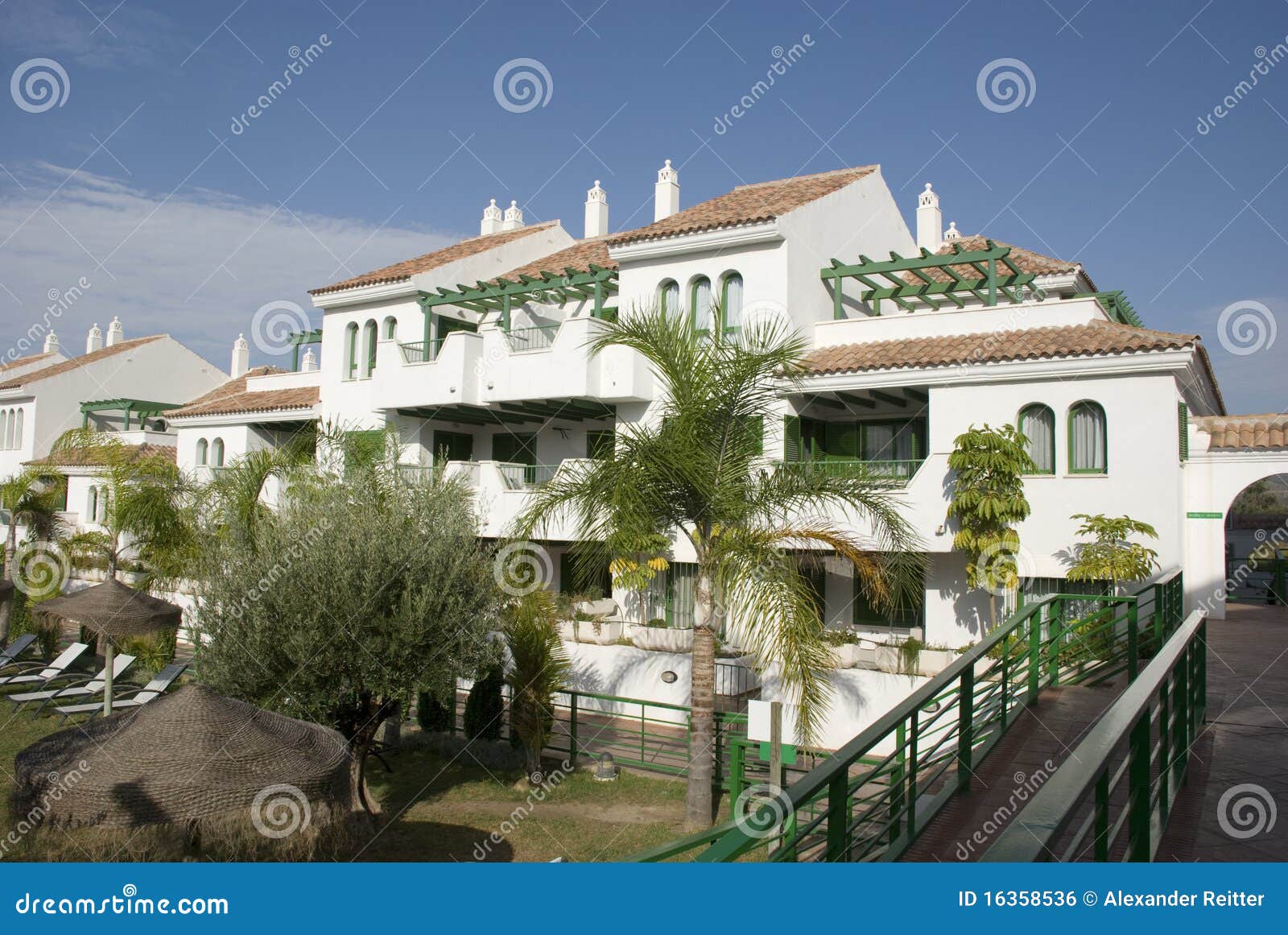 Spanish house stock photo. Image of spanish, white, hotel - 16358536