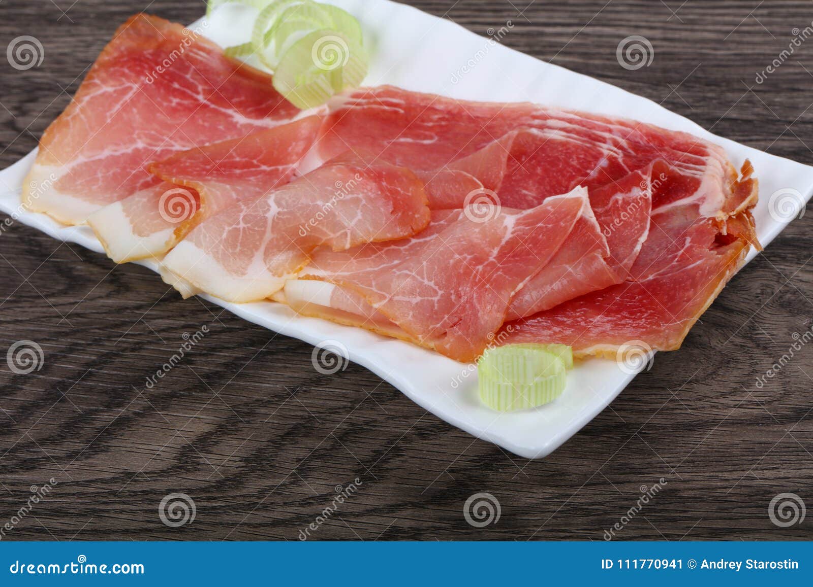 Jamon stock image. Image of closeup, traditional, serrano - 111770941