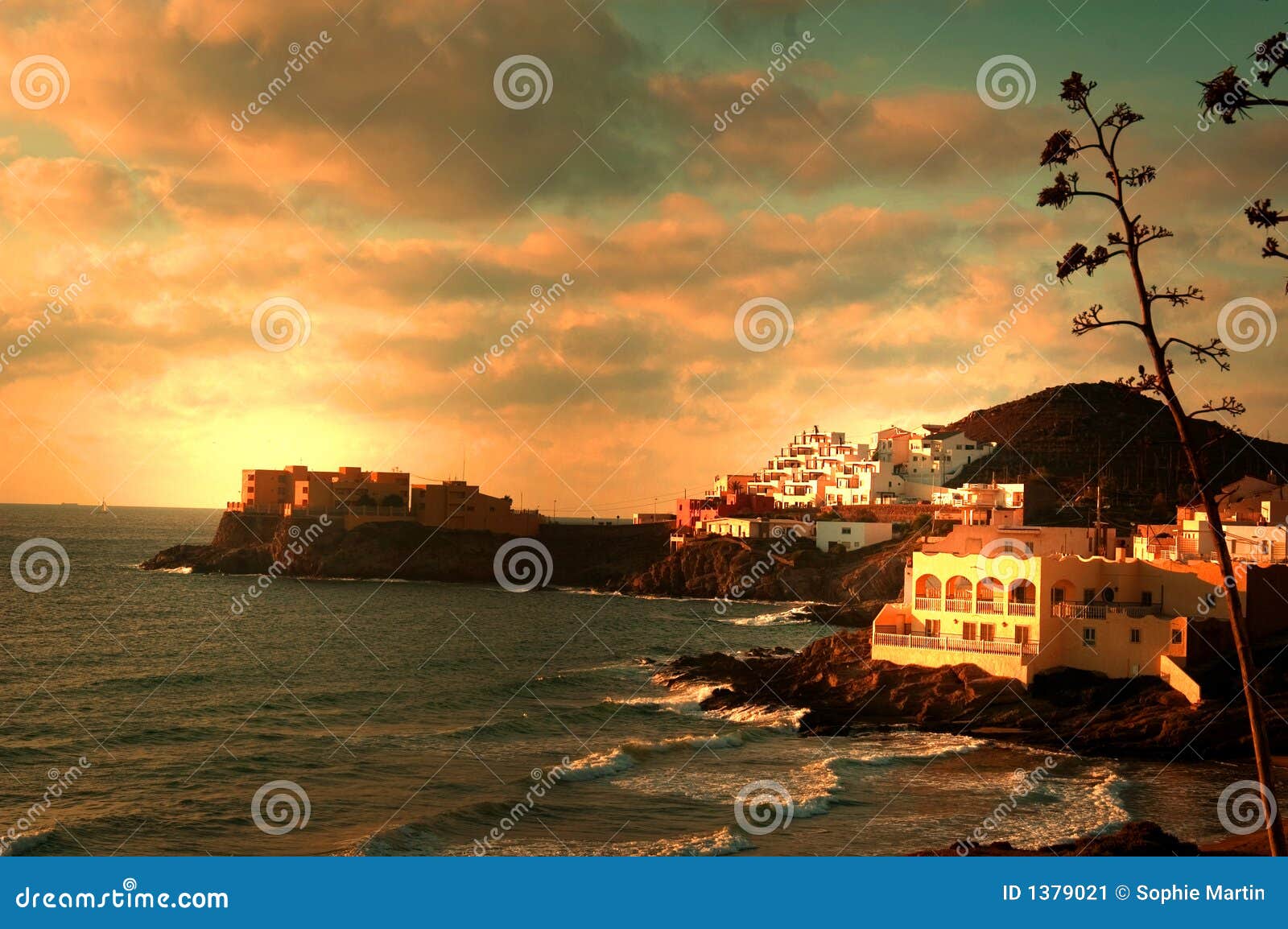 Spanish landscape stock image. Image of holiday, andalousia - 1379021