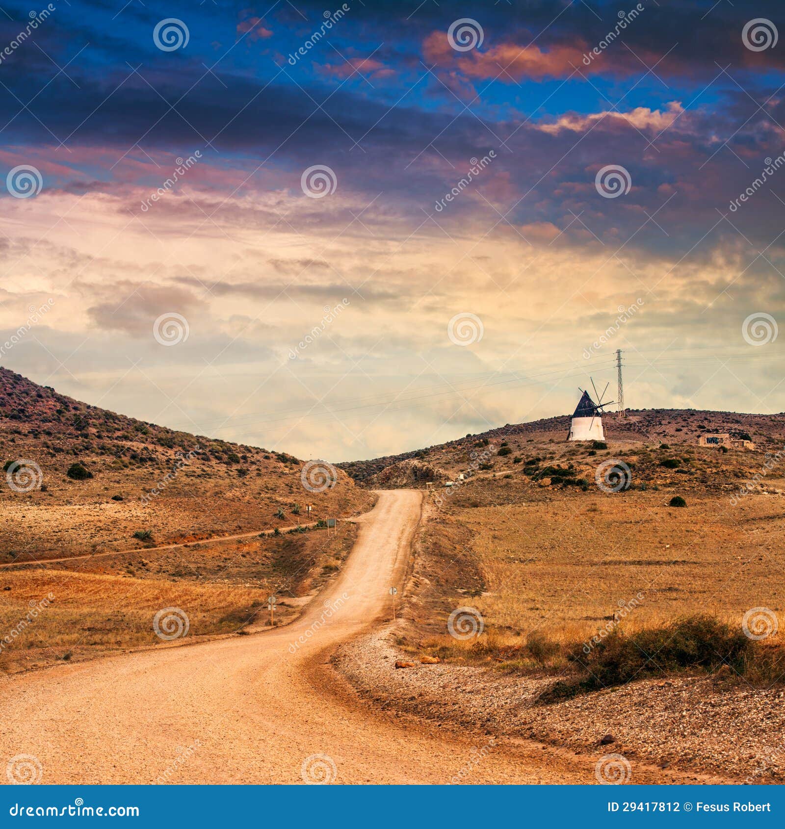 Spanish landscape. stock photo. Image of background, holiday - 29417812