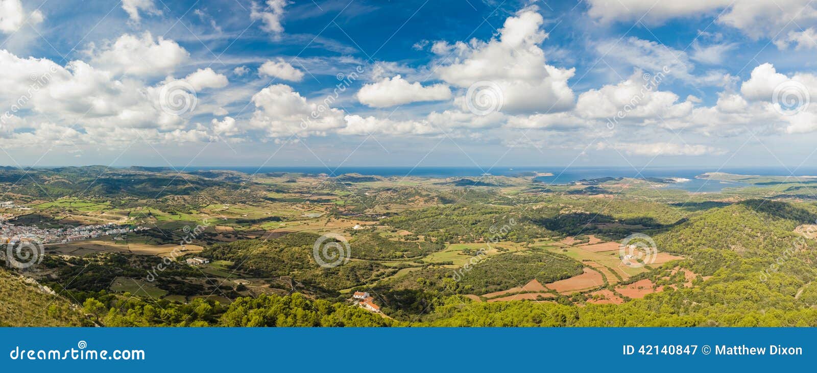 Spanish landscape stock image. Image of horizontal, hill - 42140847