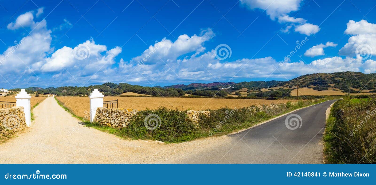 Spanish Landscape stock image. Image of rural, footpath - 42140841