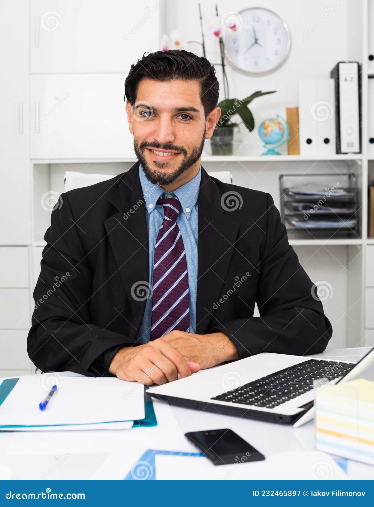 Spanish Man is Having a Productive Day Stock Image - Image of brasilian ...