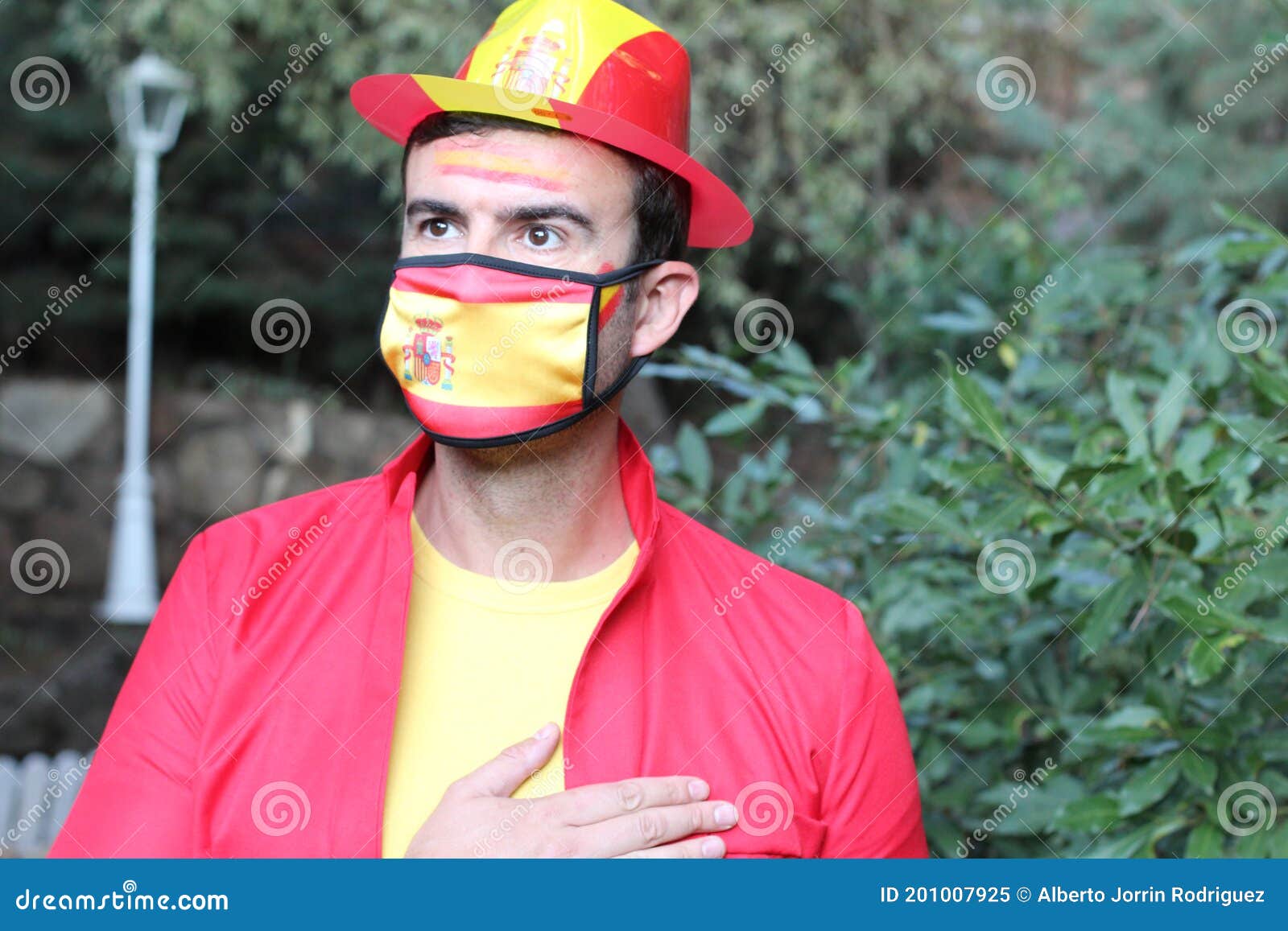Spanish Man Mourning during Pandemic Stock Image - Image of face, care ...