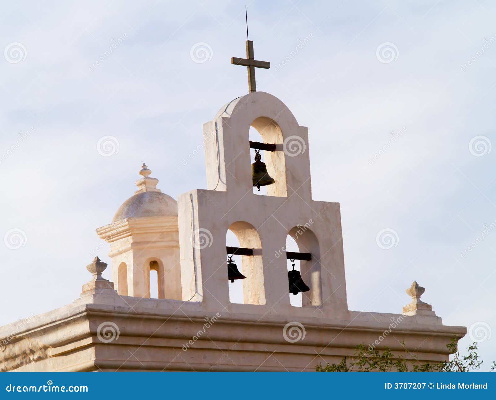 Spanish Mission church stock image. Image of outdoors - 3707207